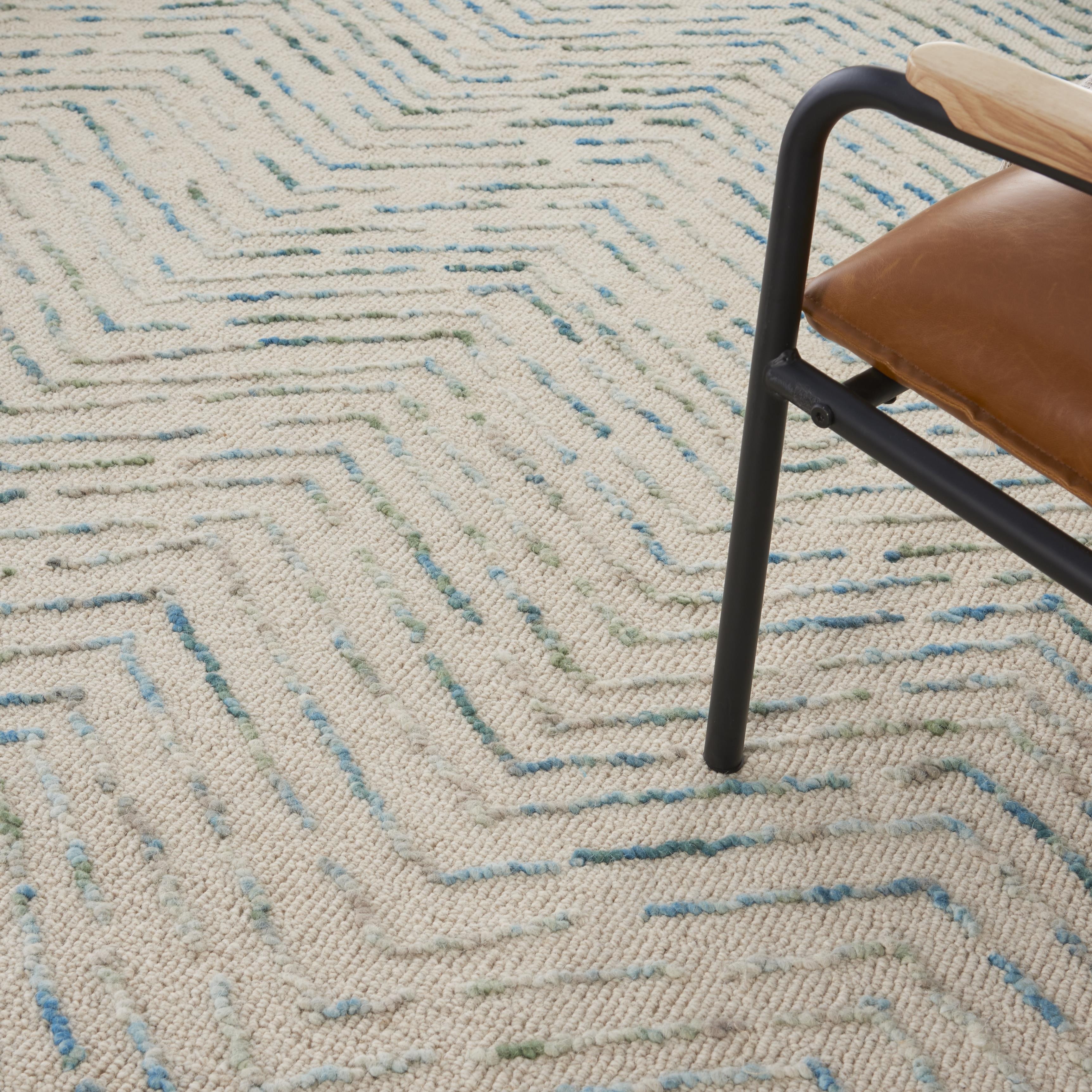 Nourison Home Area Rugs Colorado 8' x 12' Ivory Green Area Rug ...