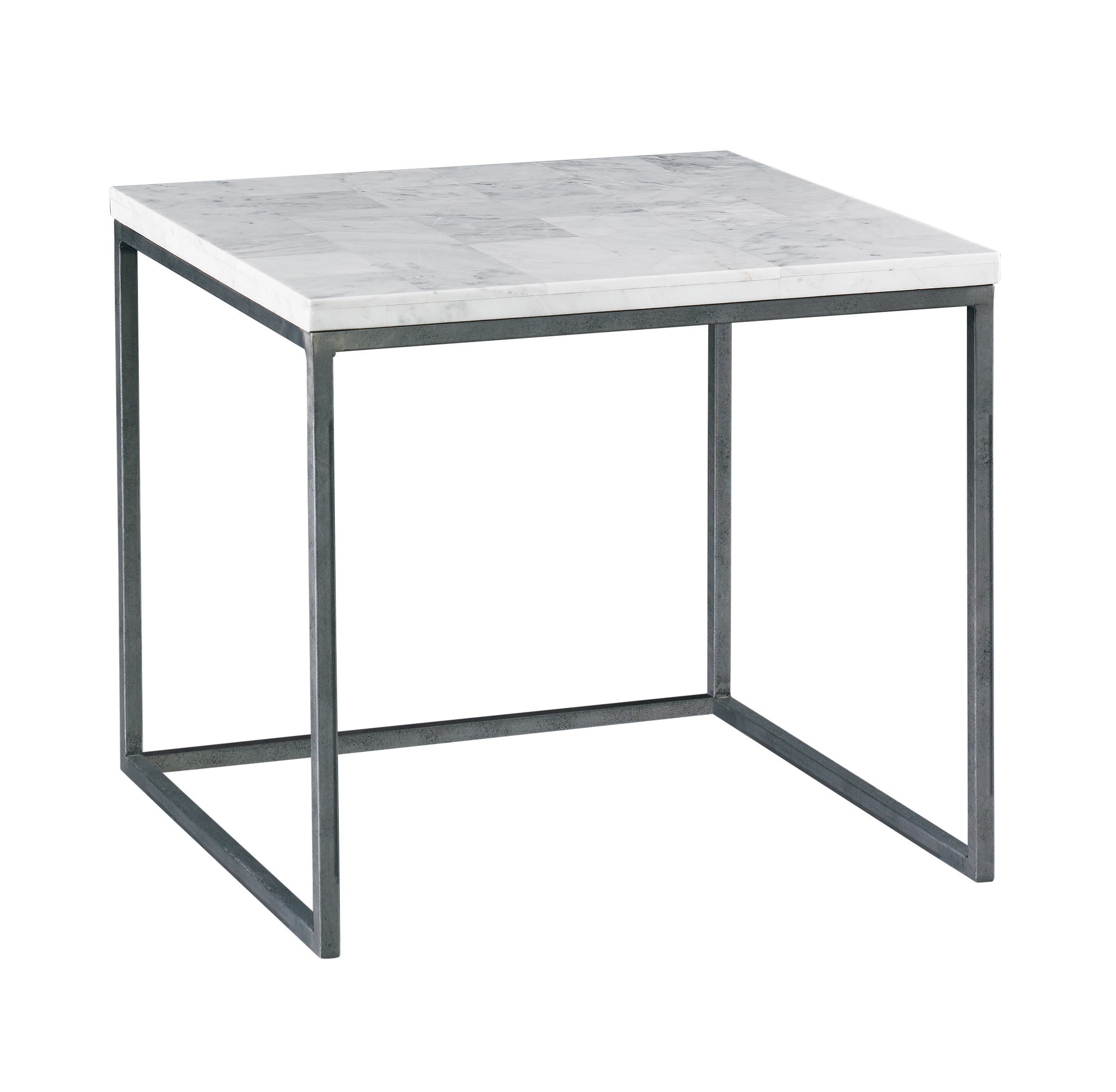 Lillian August for Hickory White Living Room Nolan Side Table White ...