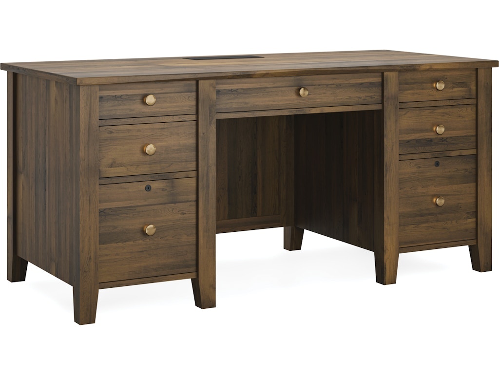 MAVIN Home Office Atwood Exuctive Desk HMO0899A | Hickory Furniture ...