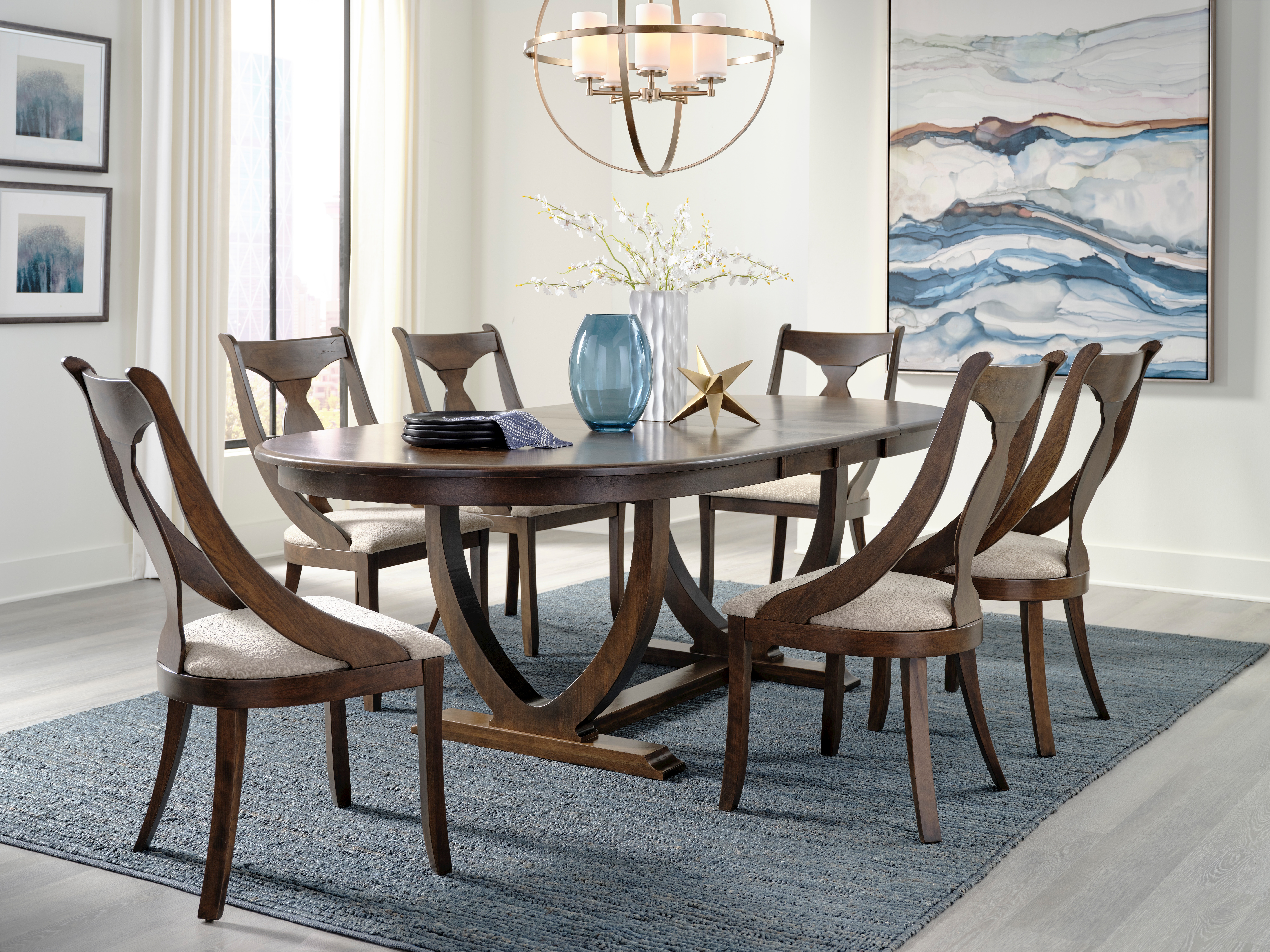 MAVIN Casual Dining Macon Dbl Ped Base P2M - Woodbridge Interiors - AZ ...