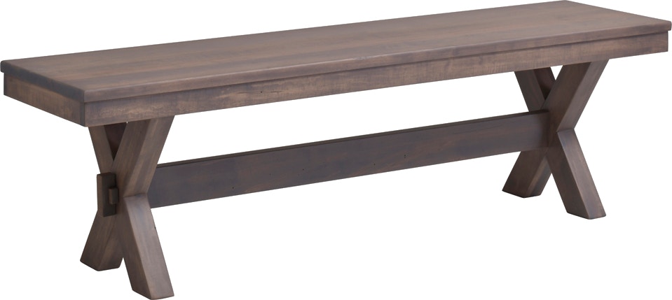 YUTZY WOODWORKING Dining Room Cross Bench 52B-1656 - Birmingham ...