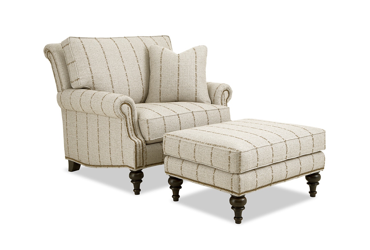 Craftmaster chair and ottoman store
