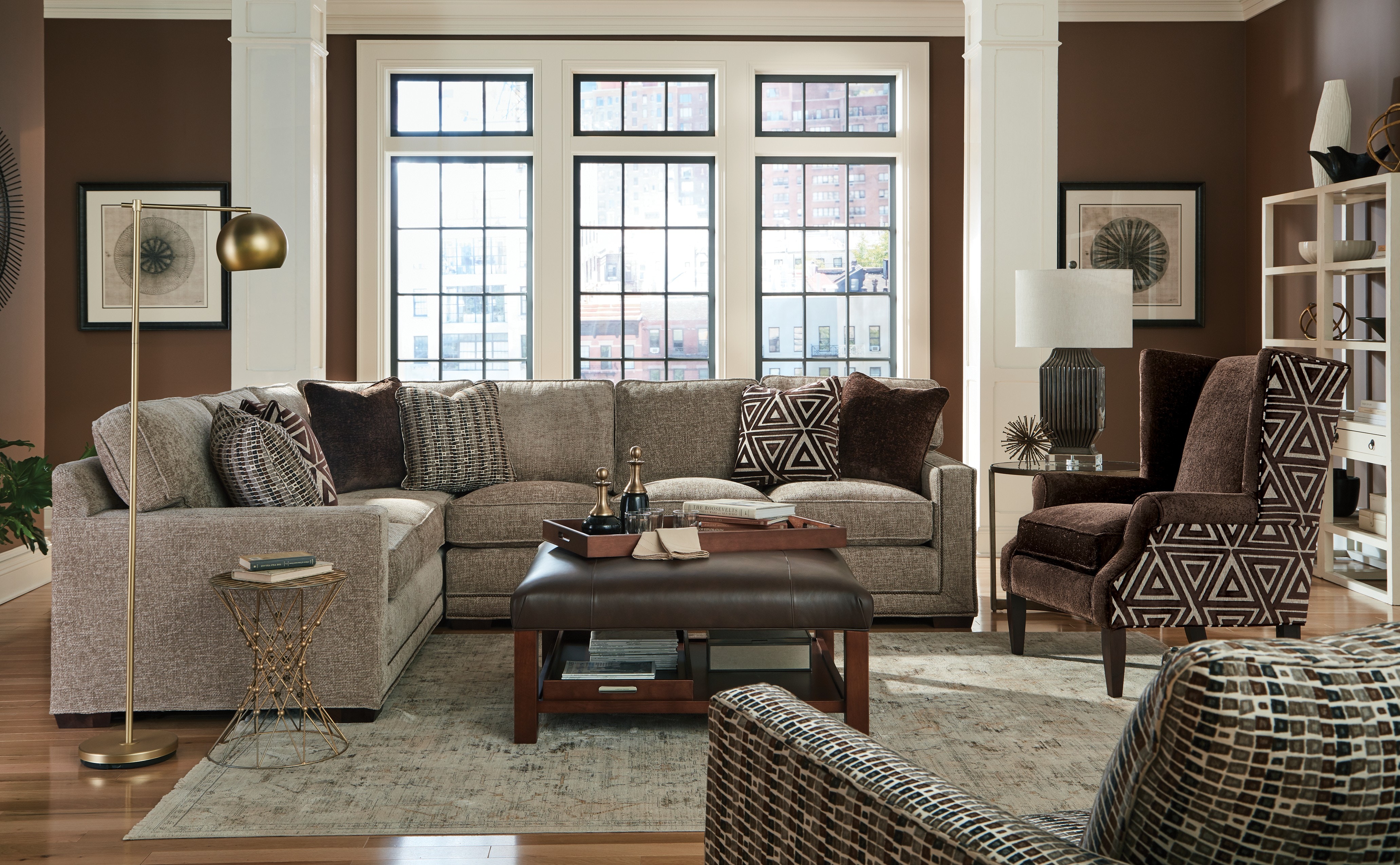 Craftmaster Living Room Sectional 7232BD-Sect - Carol House Furniture ...