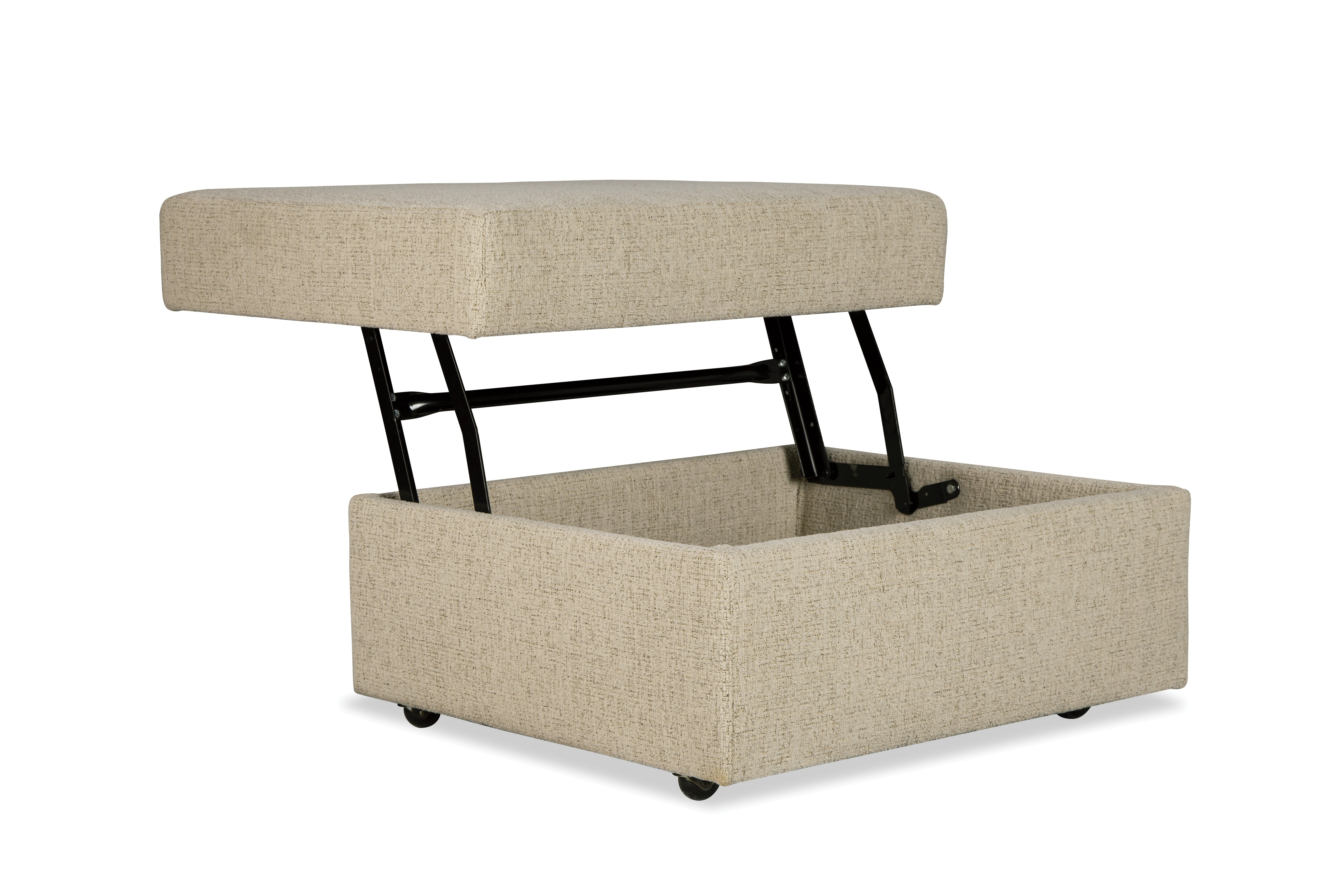 Craftmaster Living Room Lift Top Storage Ottoman F900202S | Hickory ...