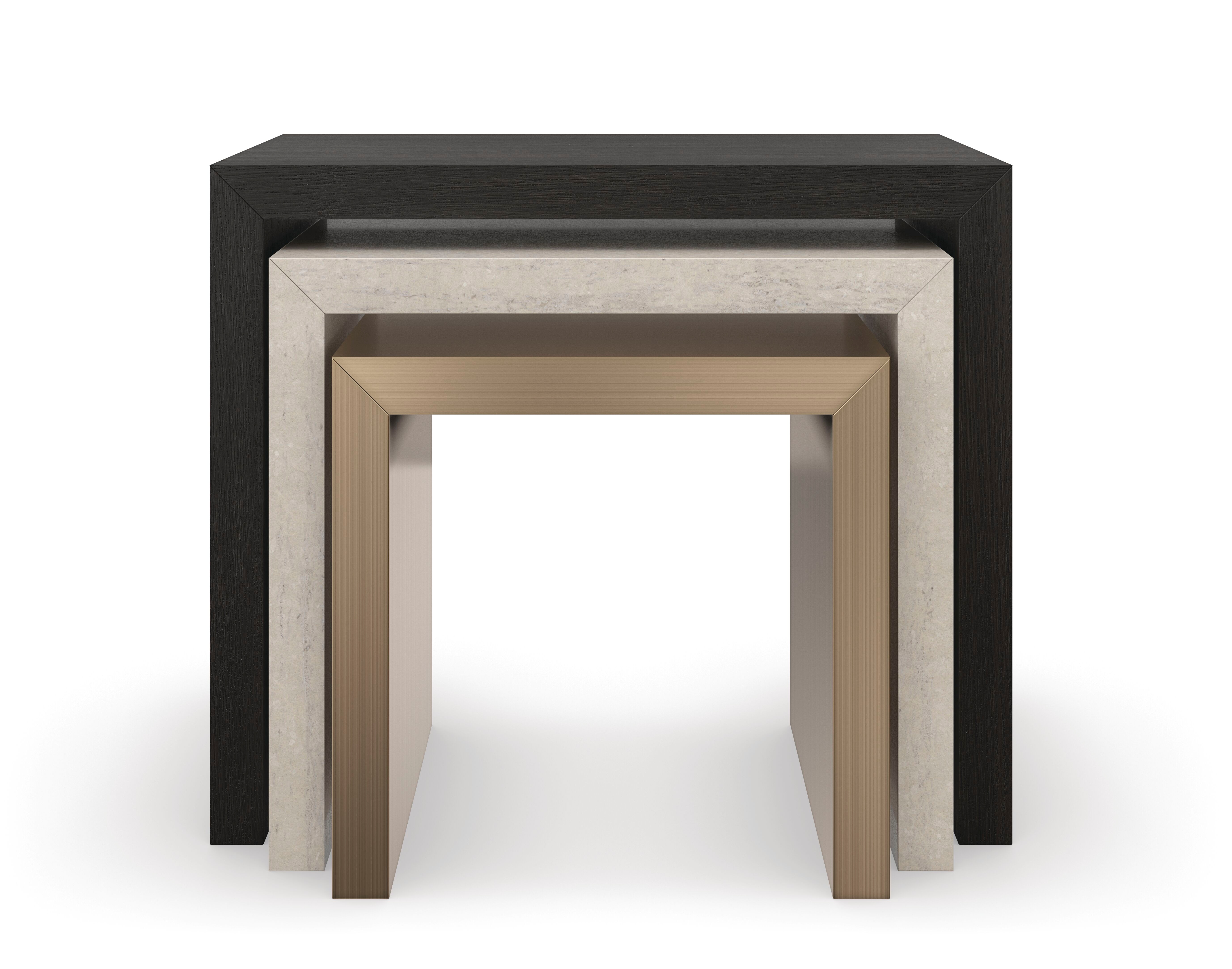 Caracole Modern Living Room CONTRAST NESTING TABLES M141-022-471 - Noel ...