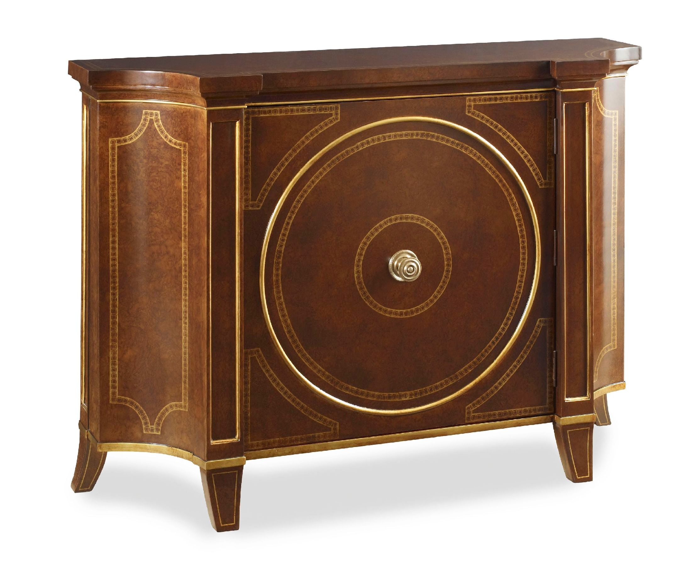 Chaddock Living Room Directoire Hall Commode (Wood Top) 6548-58 ...