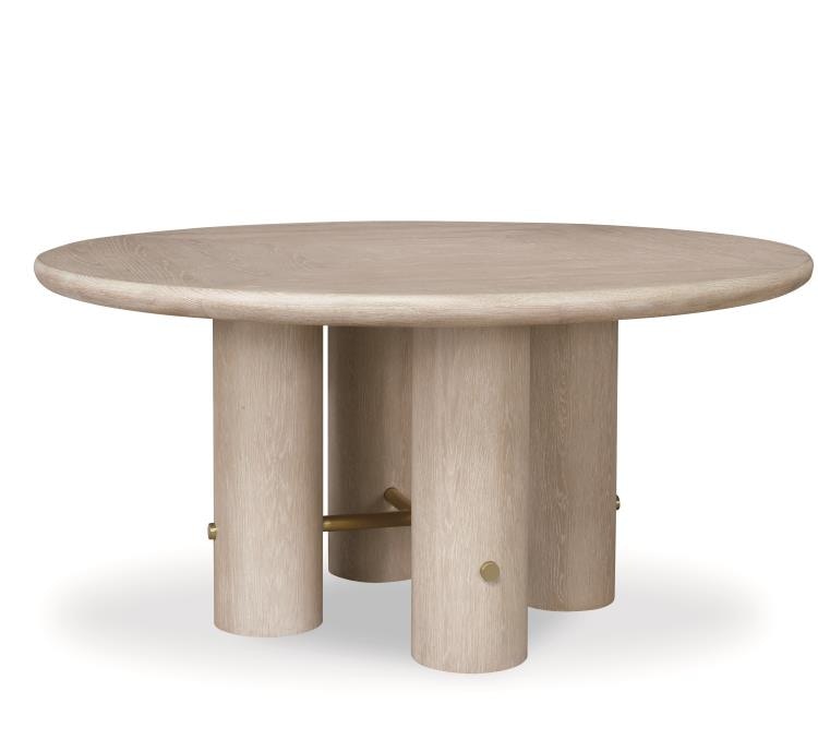 Century Furniture Casual Dining Round Dining Table - Sand Cerused CA2 ...