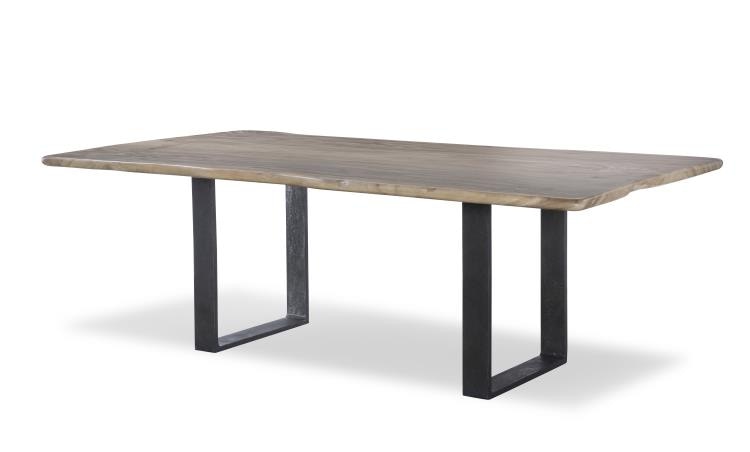 Century Furniture Casual Dining 120 Guan. Slab Dining Table - Cast Iron ...