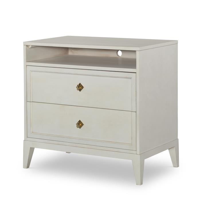 Century Furniture Cr9-228 Bedroom Details Two Drawer Nightstand