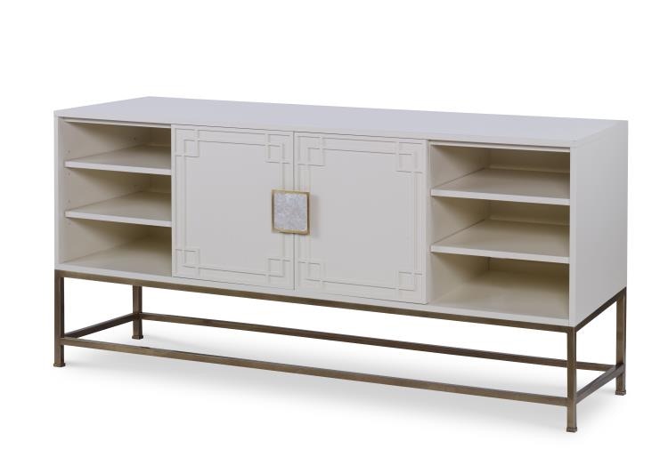 Century Furniture Living Room Door Chests Details I Two Door Tall Media ...