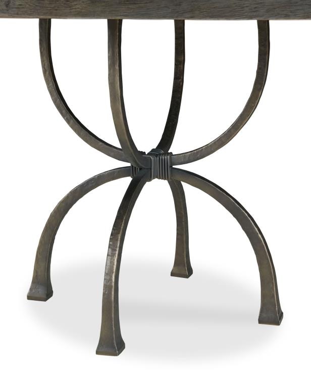 Dining Table Base For Wood Top - Modeled Bronze