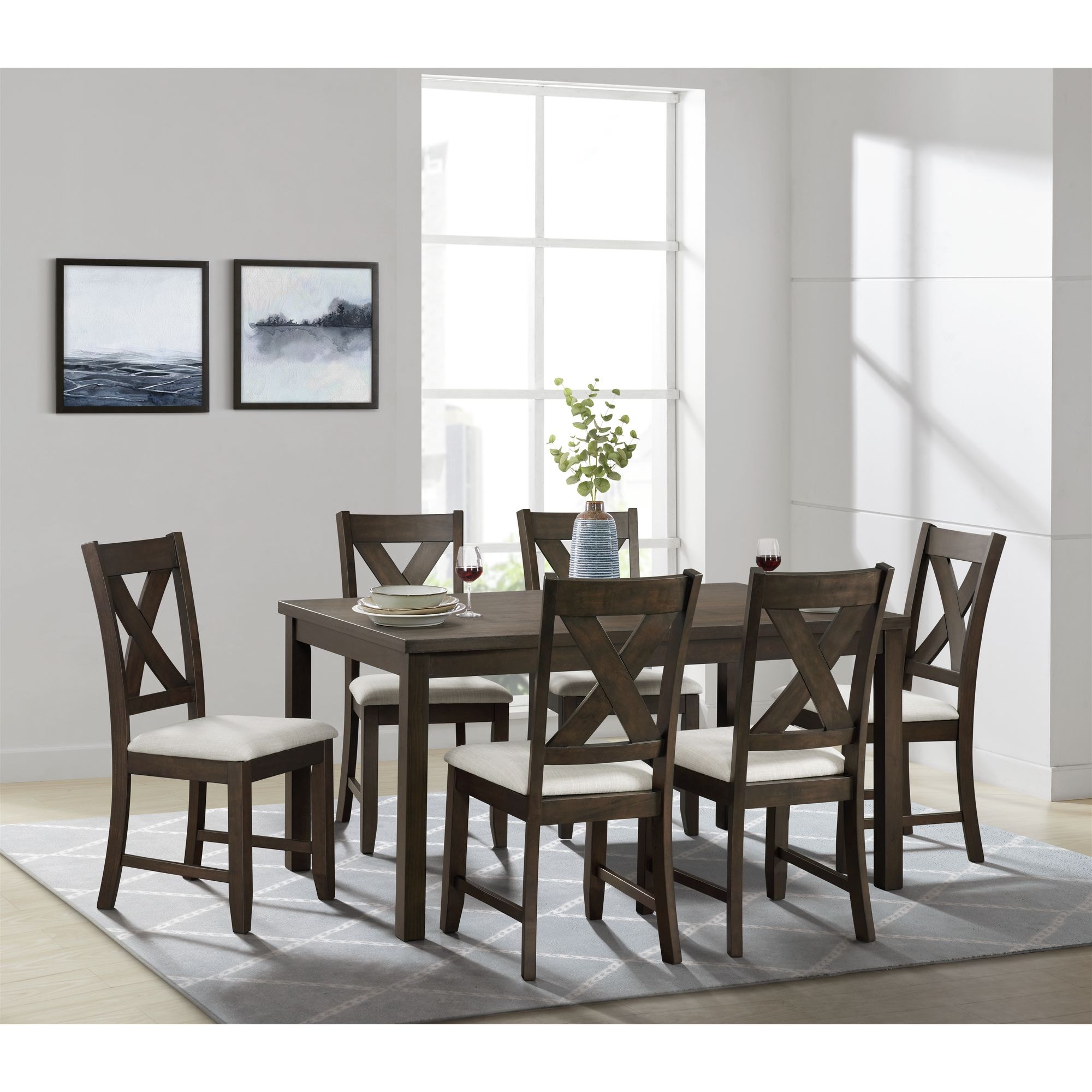 Elements International Dining Room Alvin Dining Set - Elements ...