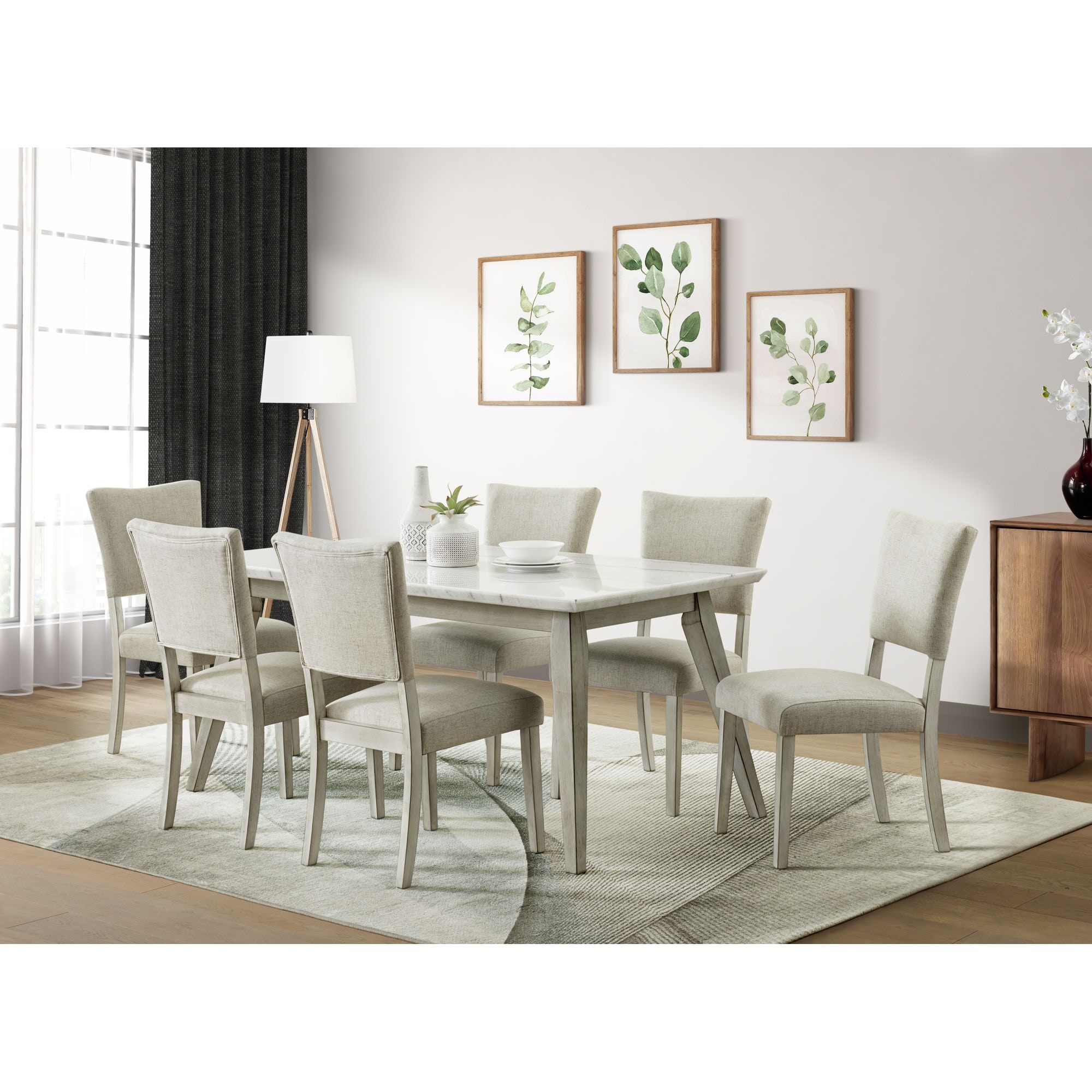 Elements International Casual Dining Bette Dining Room Set - Elements ...