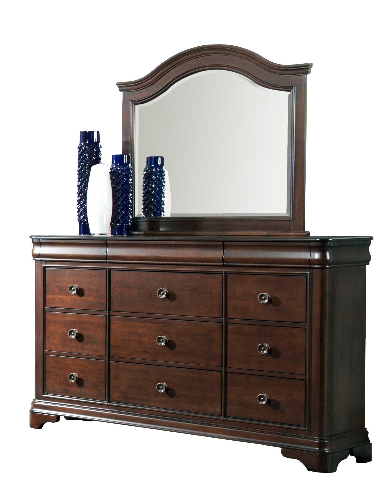 Elements International Bedroom Cameron Cherry Bedroom - Elements ...