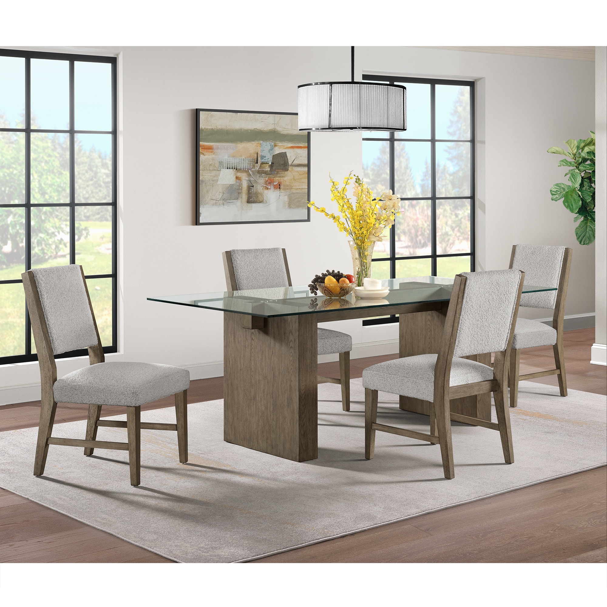 Elements International Casual Dining Conner Dining Set - Elements ...