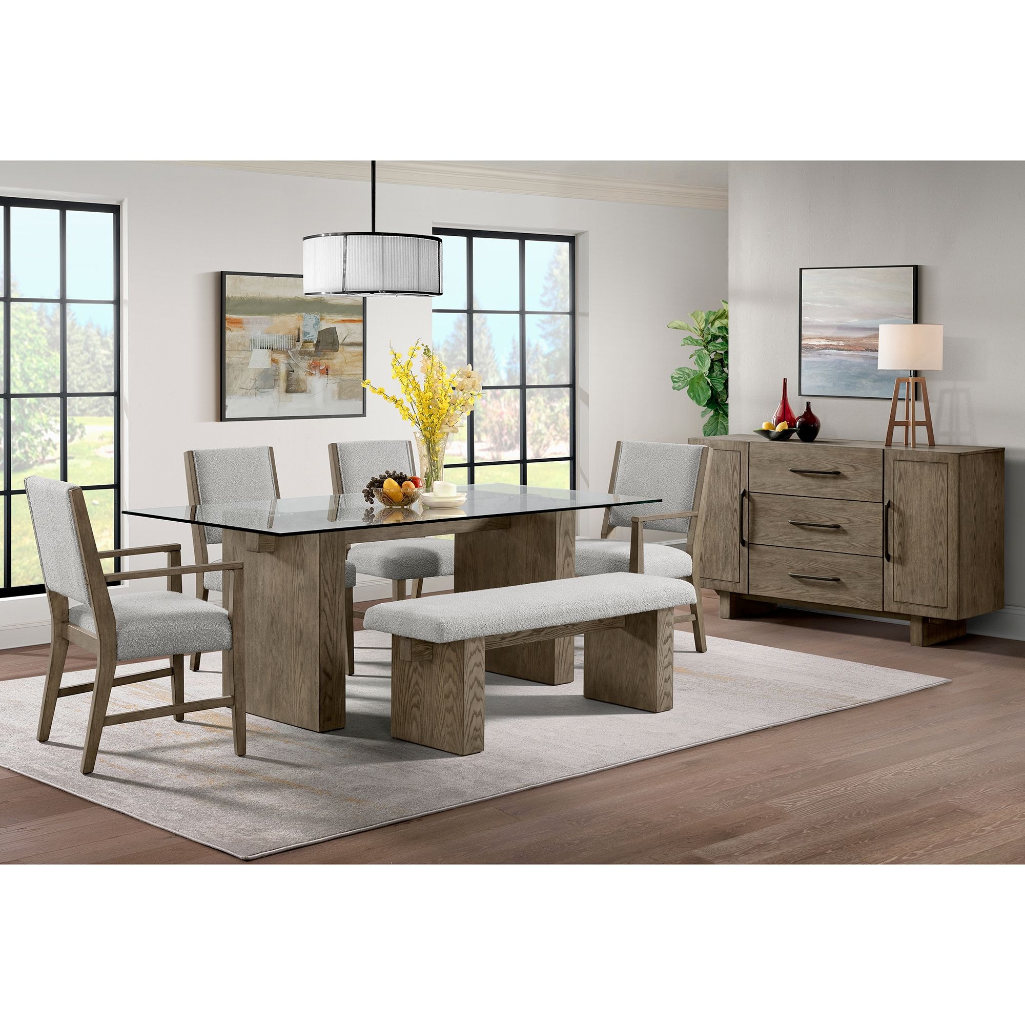 Elements International Casual Dining Conner Dining Set - Elements International - Mesquite, TX