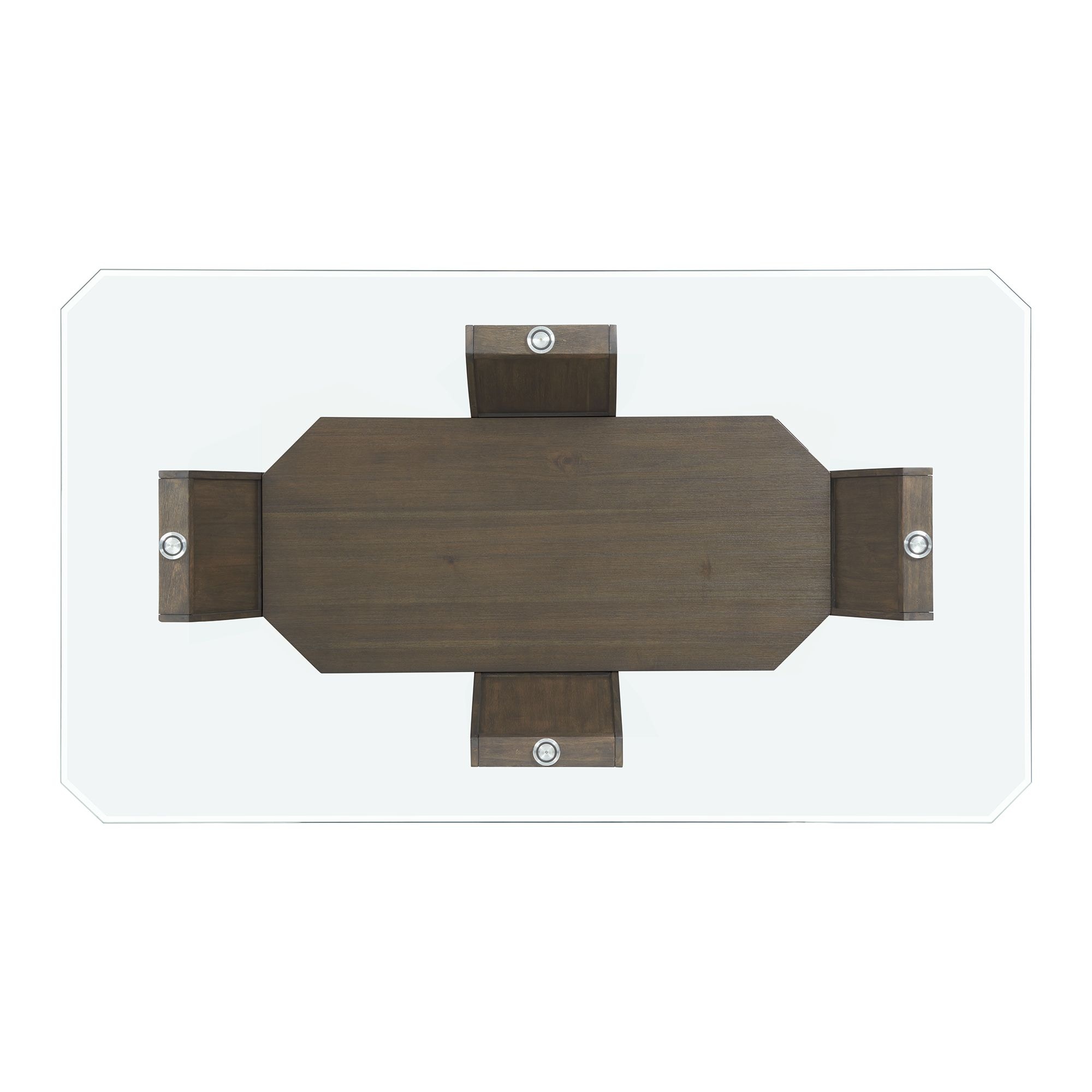 Elements International Casual Dining Dapper Rectangular Counter Dining ...