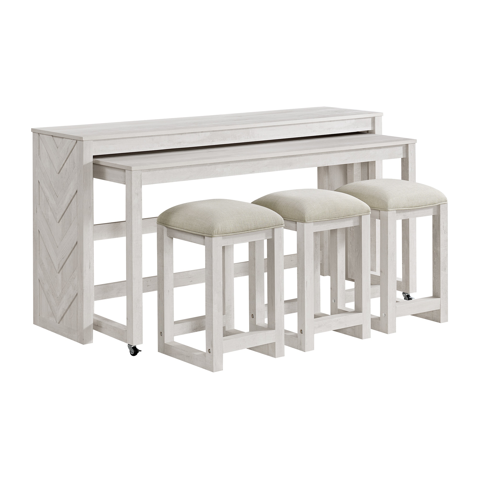 Elements International Casual Dining Eleanor Nesting Bar Tables ...