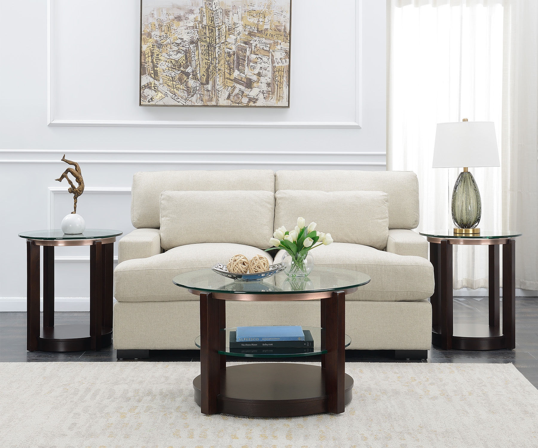 Elements International Living Room Elsa - Elements International ...