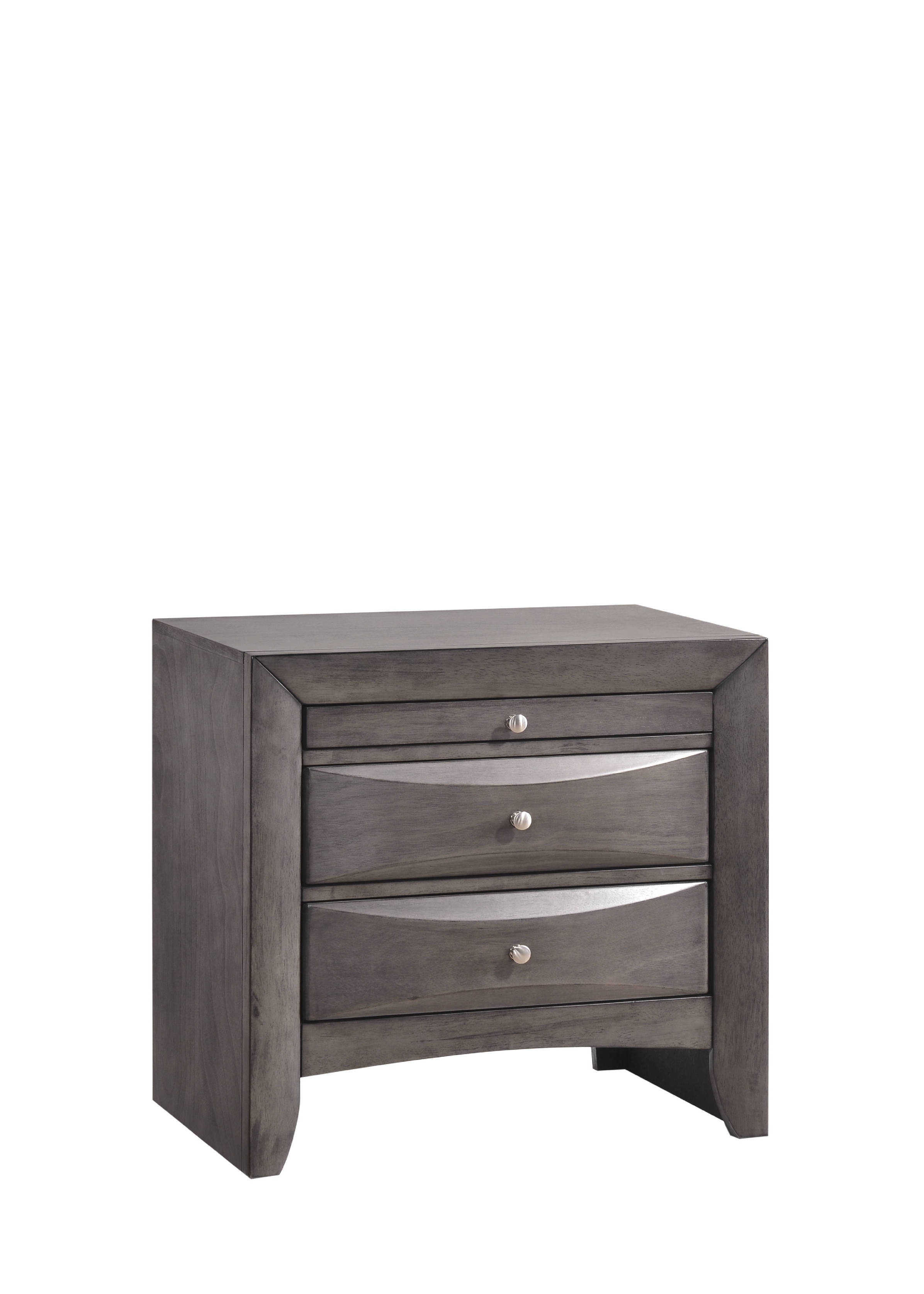 Elements International Bedroom Emily Grey Storage Bedroom - Elements ...