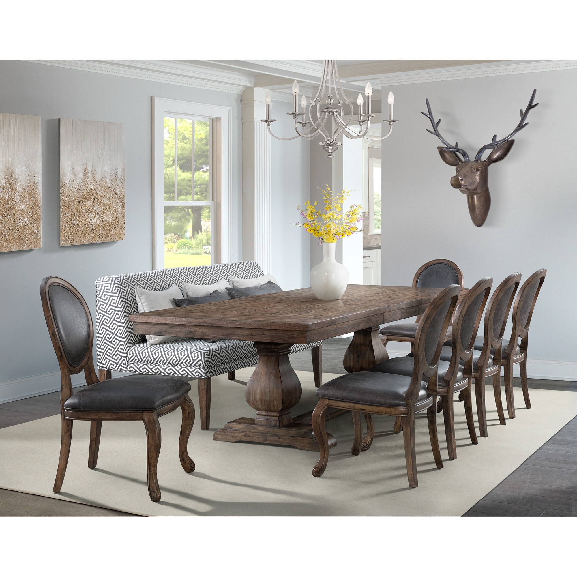Elements International Casual Dining Gramercy Dining Set - Elements ...