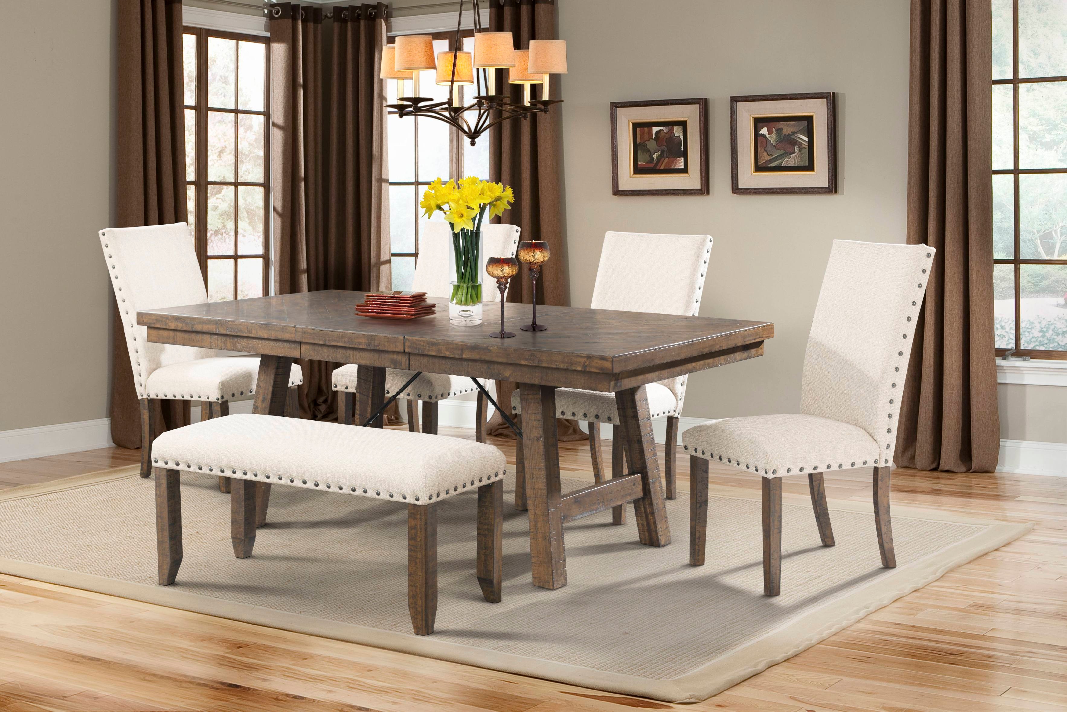 Elements International Dining Room Jax Dining Set - Elements ...