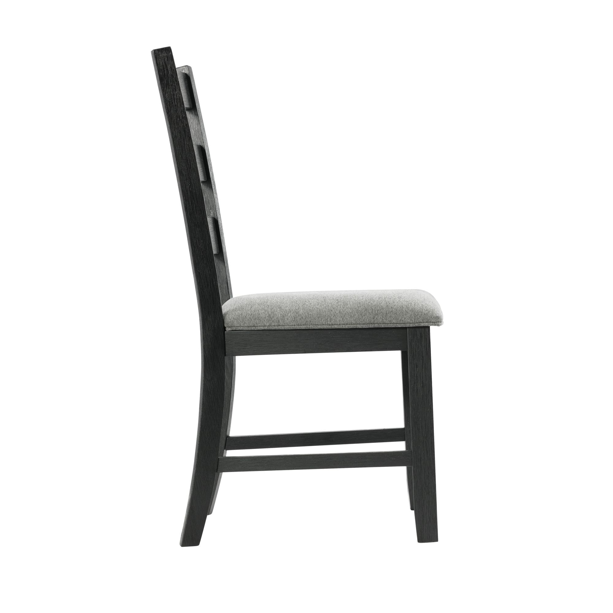 Elements International Casual Dining Martin Black Dining Set - Elements ...