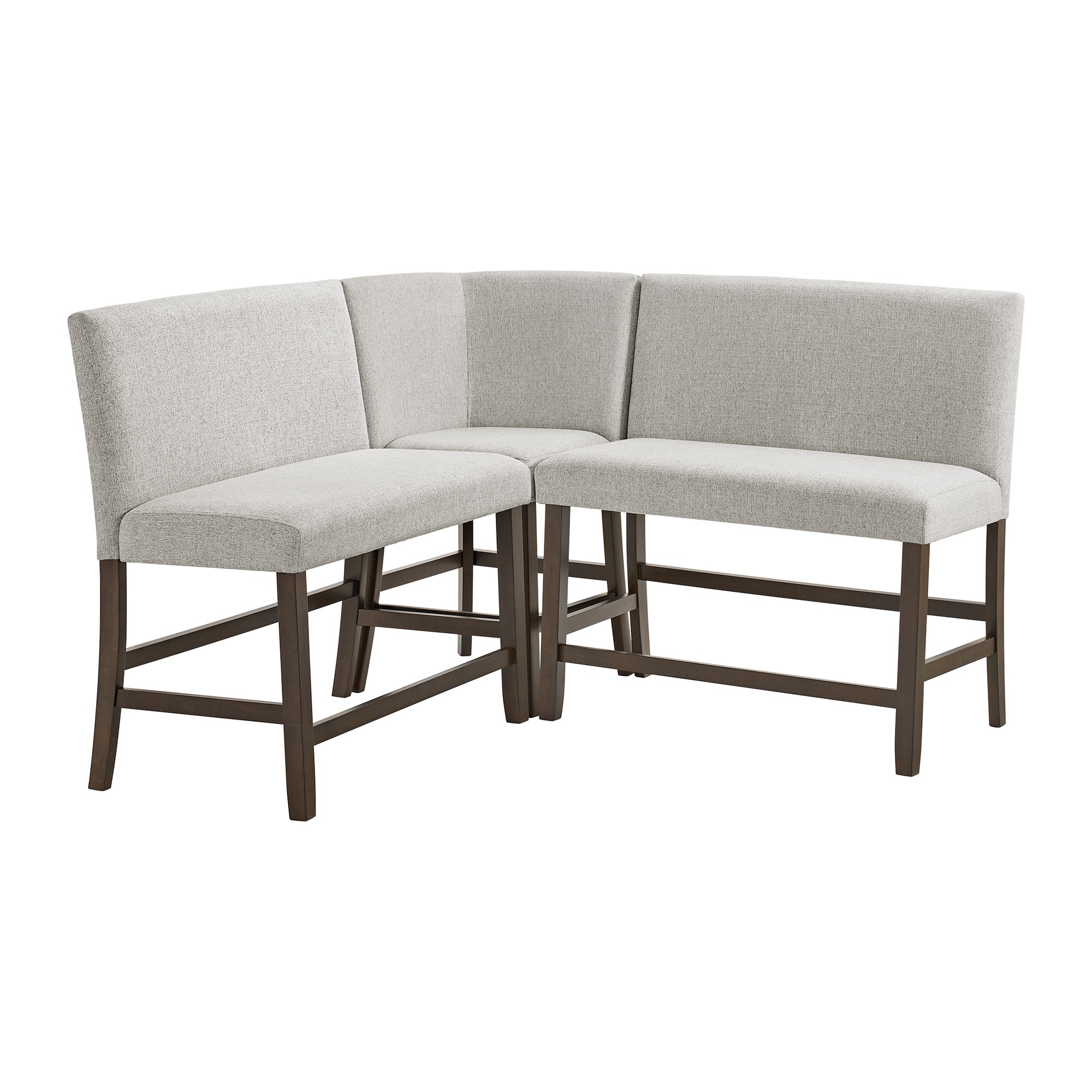 Elements International Casual Dining Seneca Brown Counter Dining Set ...