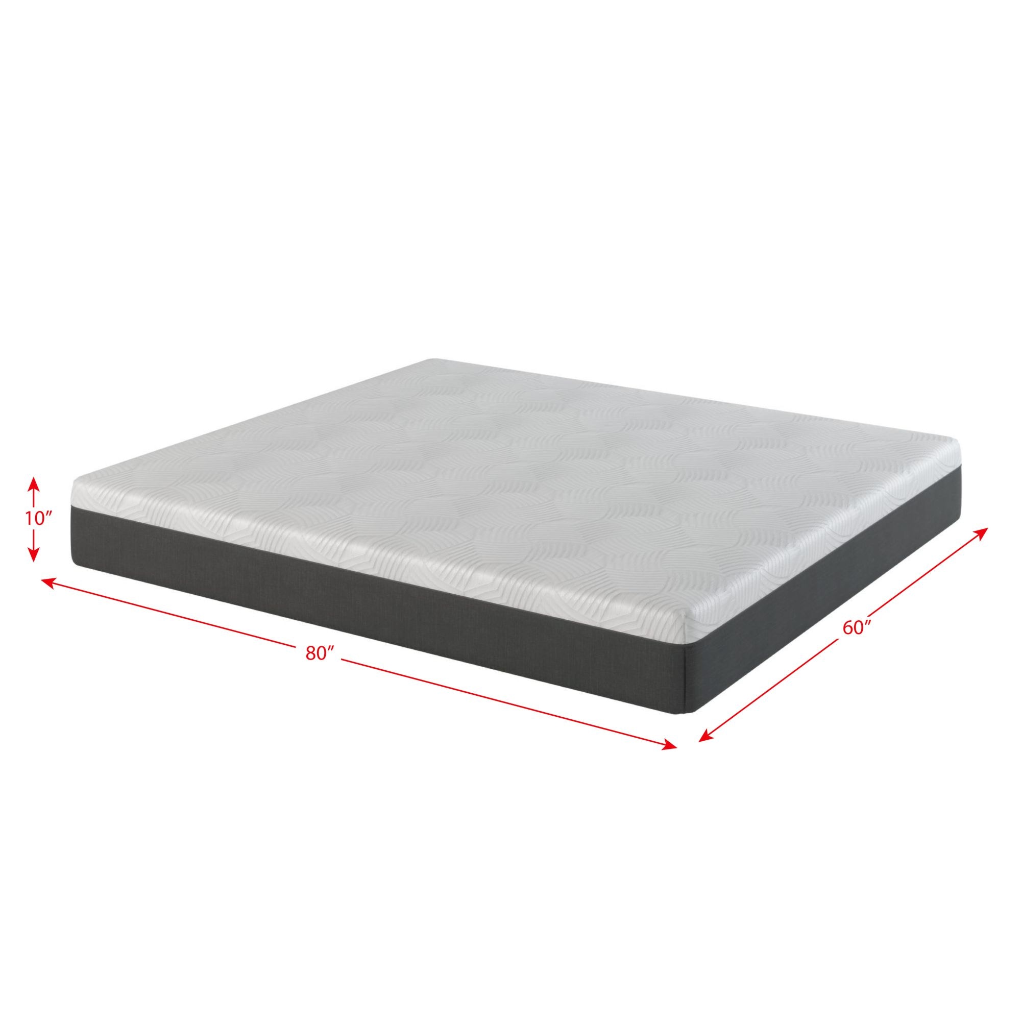 Elements International Mattresses Simple Sleep 10 Inch Agility Mattress ...
