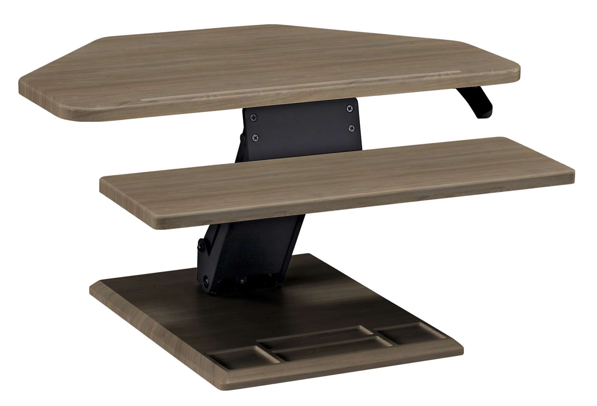 Howard Miller Home Office Desks Single-Lift Corner Converter 80102BKWE ...