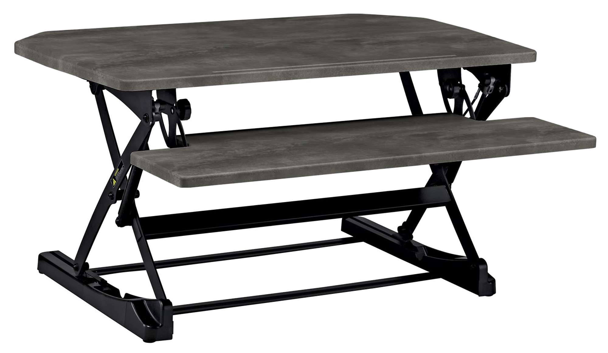 Howard Miller 80202BKOP Home Office Dual-Lift Corner Converter