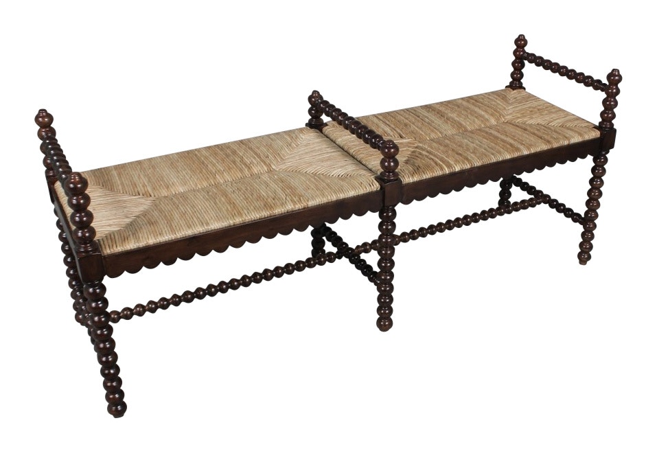 Furniture Classics Living Room Worrel Bench 51659AB59 | Hickory ...