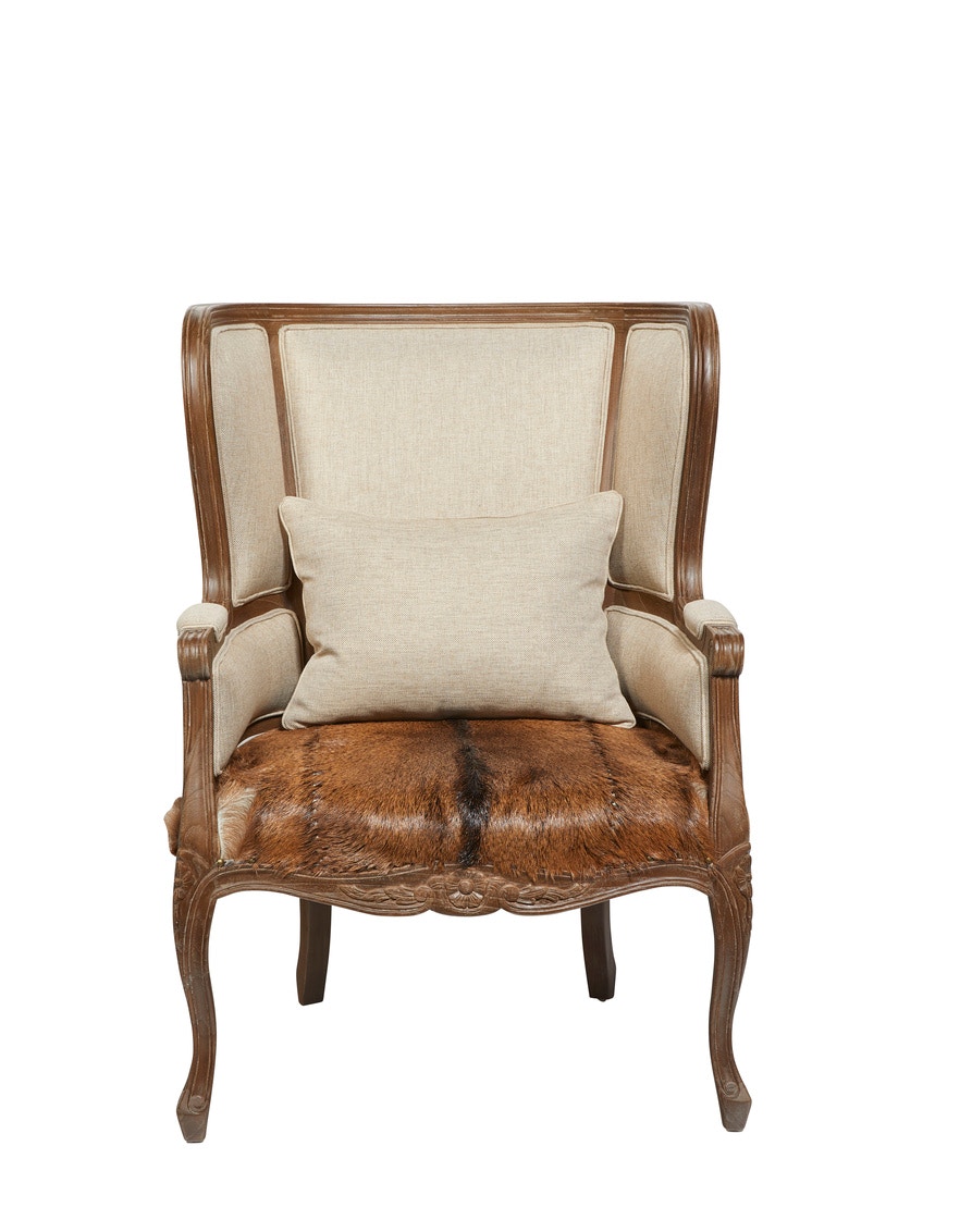 Furniture Classics Living Room Darcy Hair On Hide Chair 51891 - Indian ...