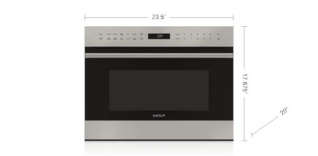 Drop down microwave store