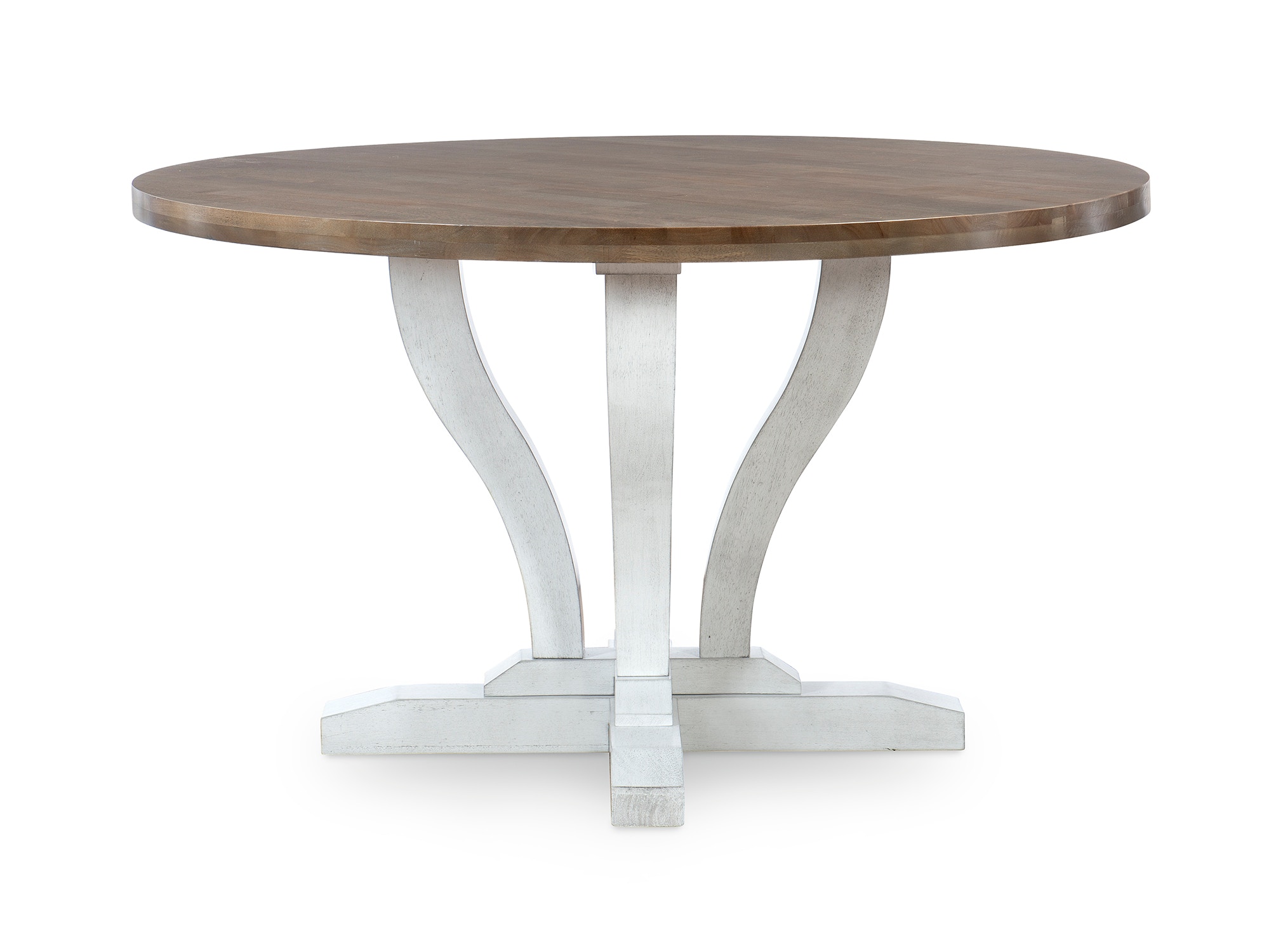 John Thomas Casual Dining Round Elle Table in Sesame & Chalk T76-52R ...