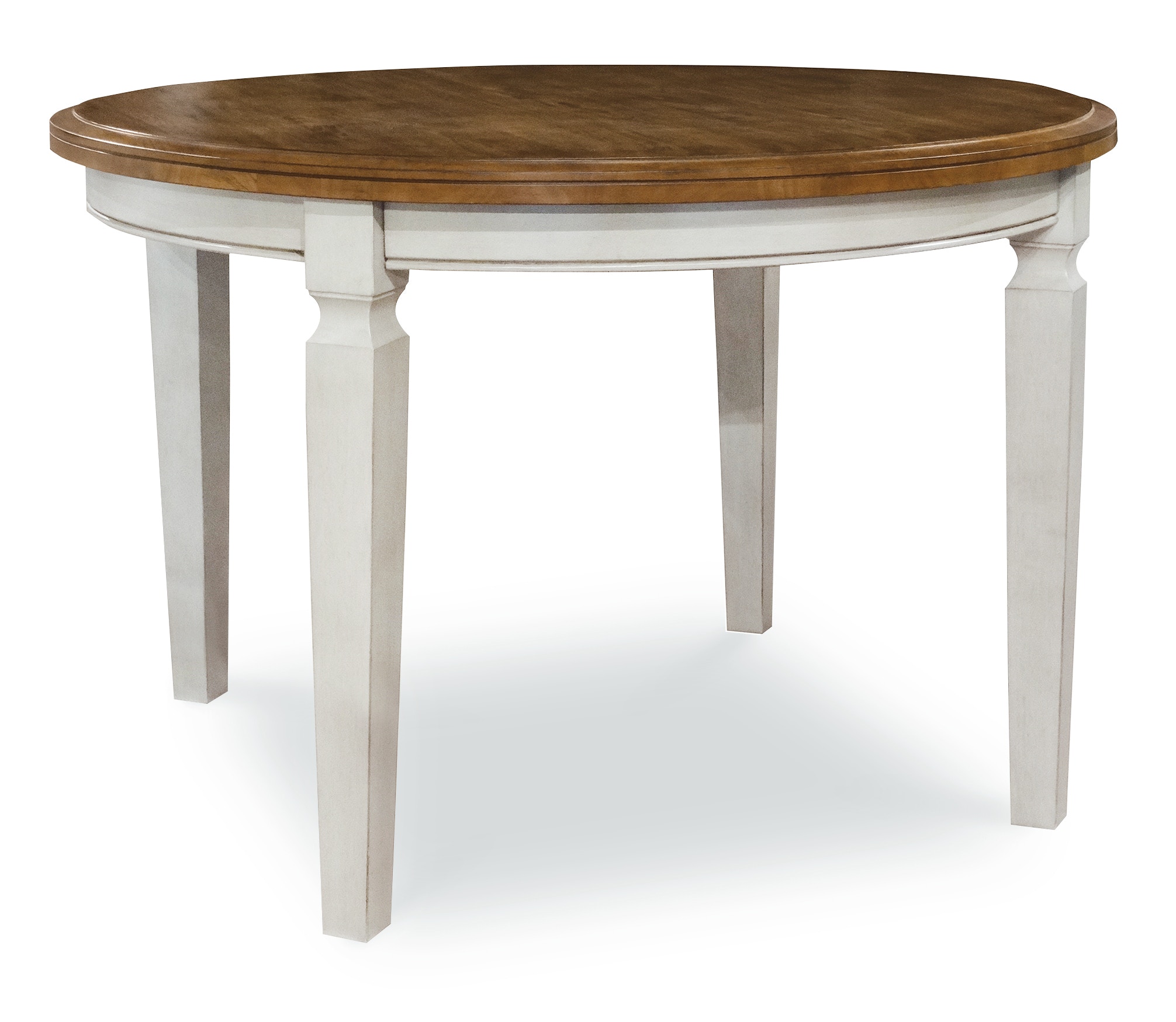 John Thomas Casual Dining Solid Round Top Table in Hickory & Shell T79 ...