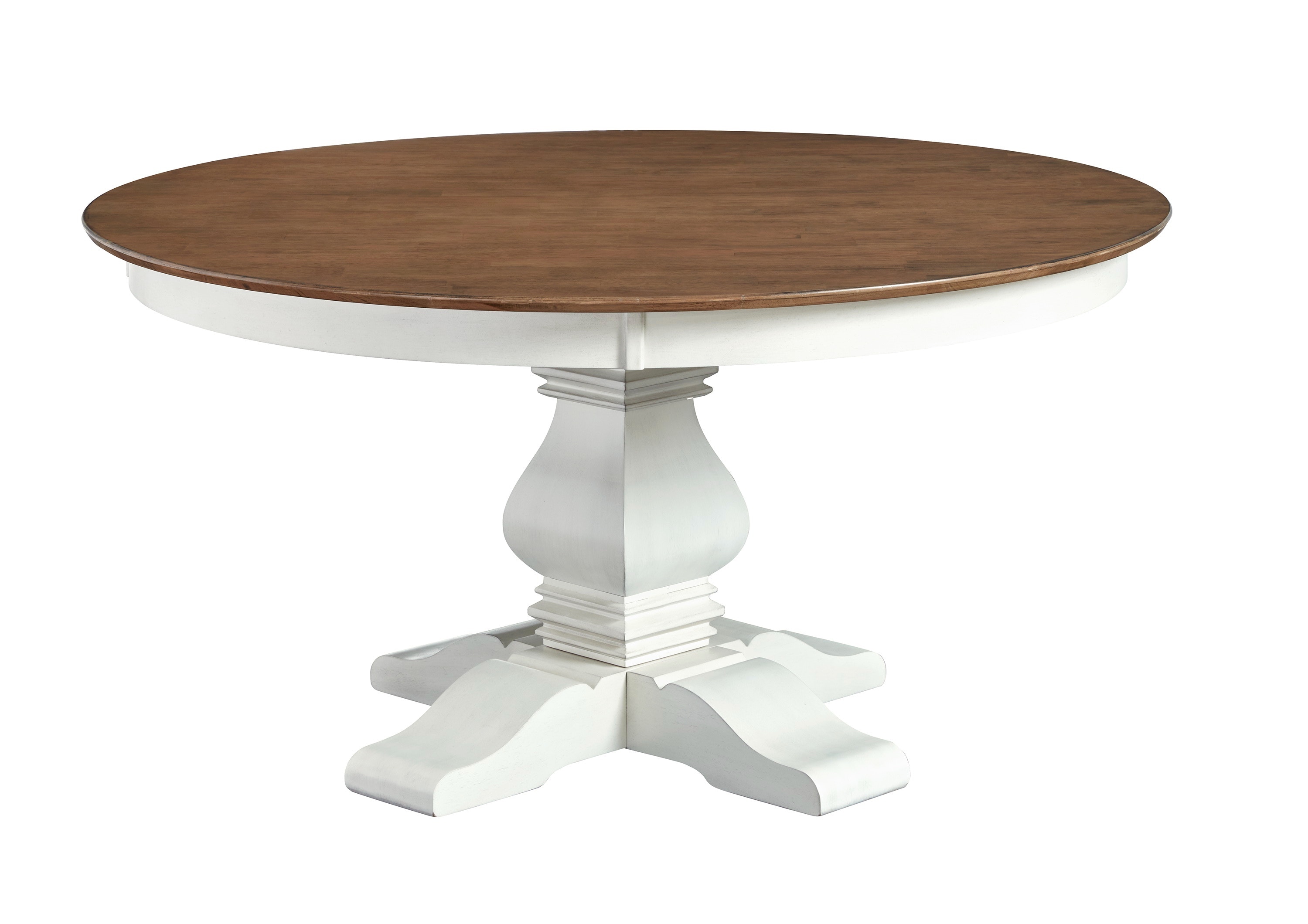 John Thomas Casual Dining 60'' Round Table Tp w/Banks Pedestal Base in ...