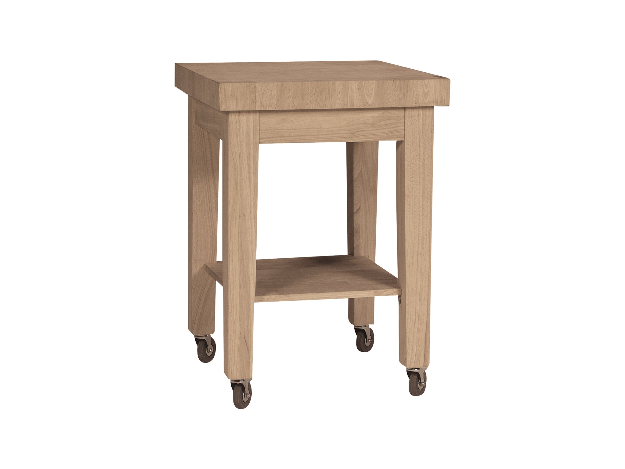 John Thomas Casual Dining Castored Kitchen Work Center - Real Butcher ...