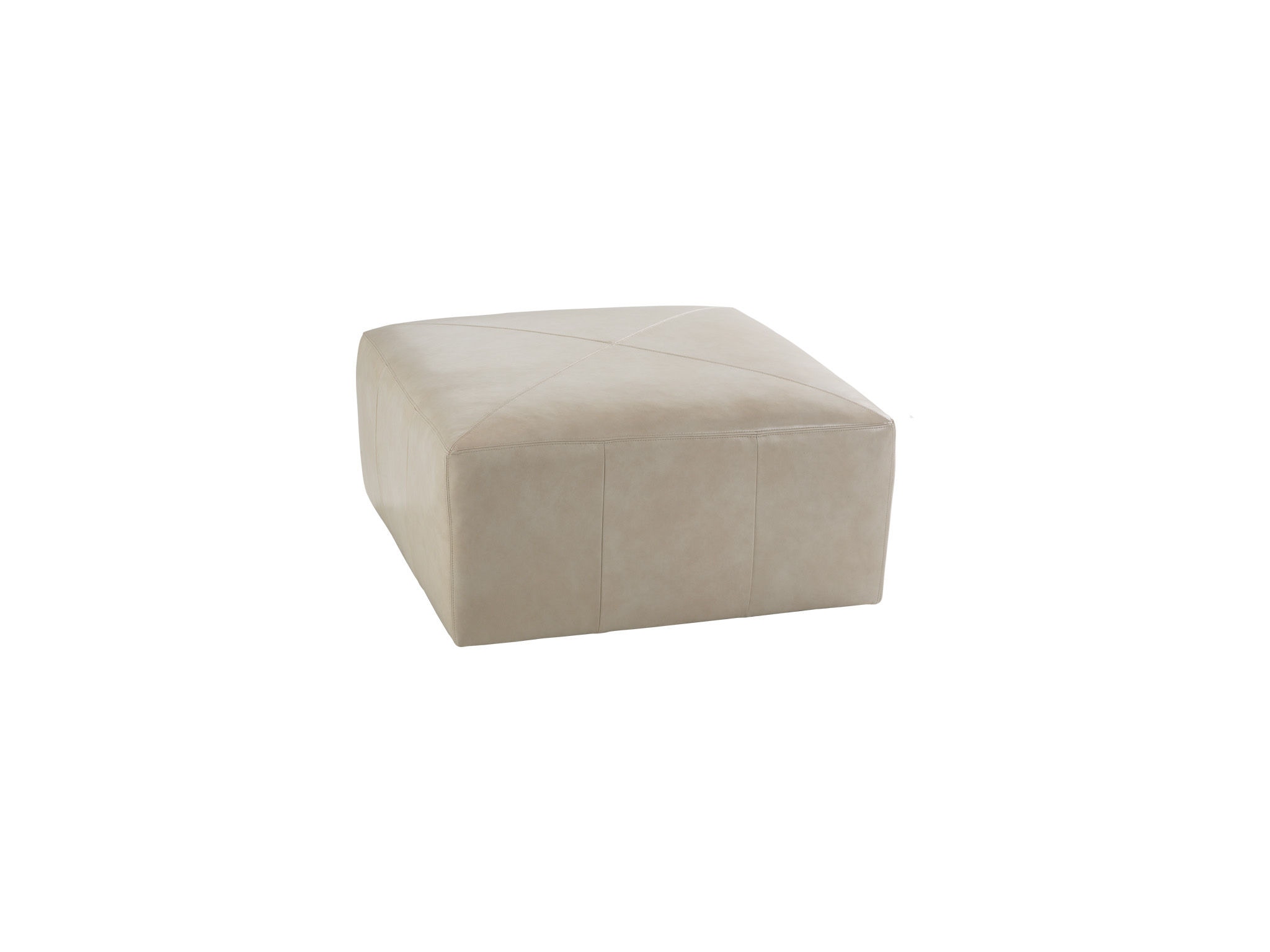 Robin Bruce Living Room Miles-L Leather Ottoman MILES-L-005 - Indian ...