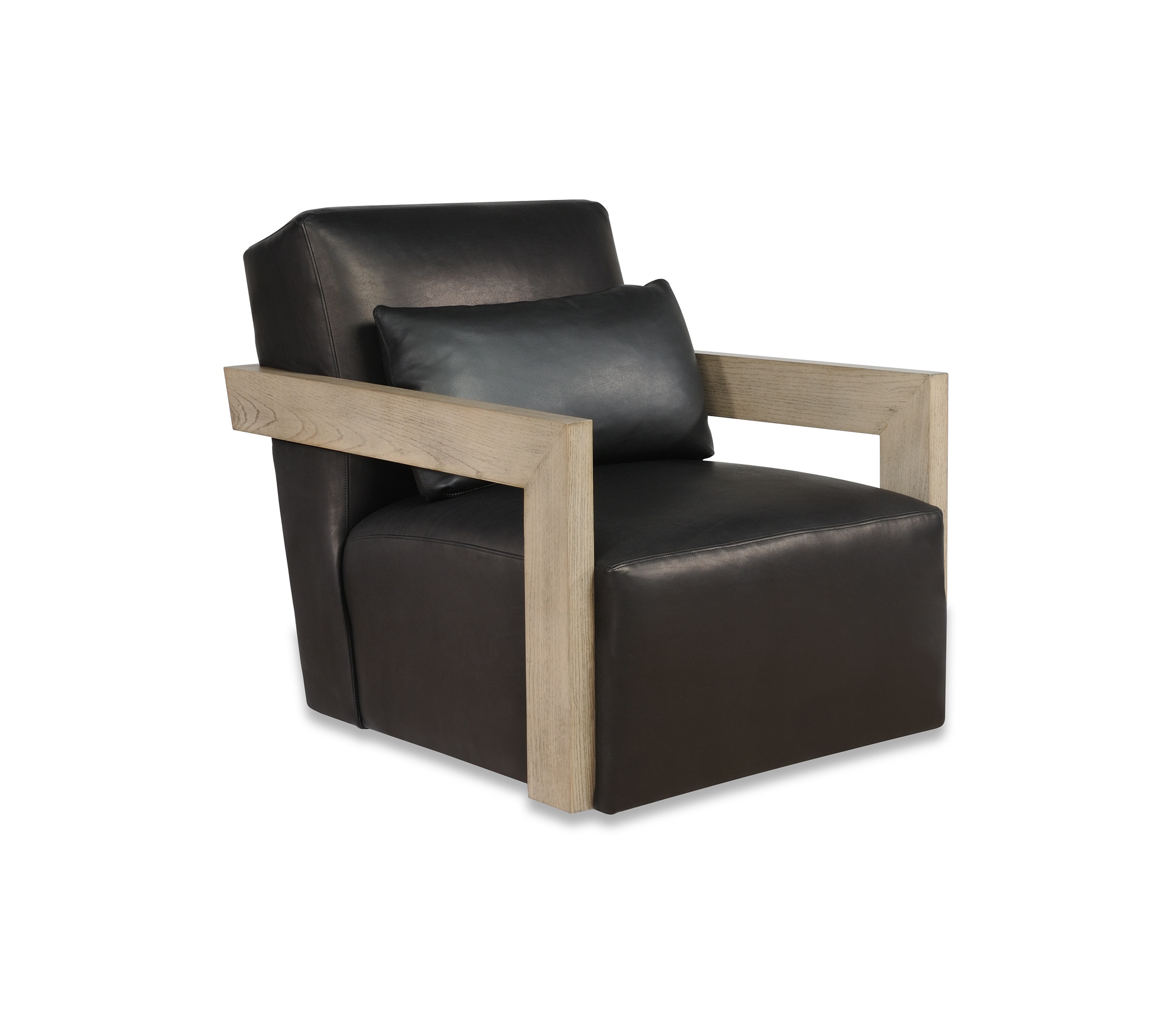 Taylor King Living Room Faith Leather Swivel Chair L1418-01S - Studio ...