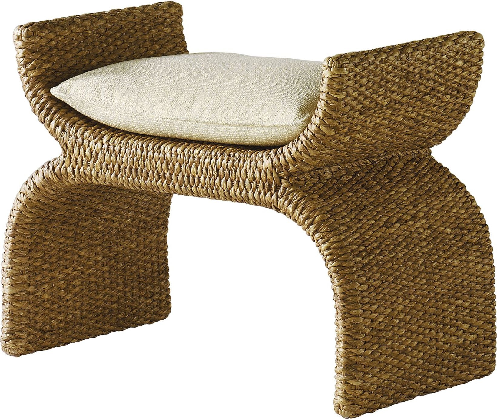 Milling Road MR668-11-9 Bedroom Woven X Bench