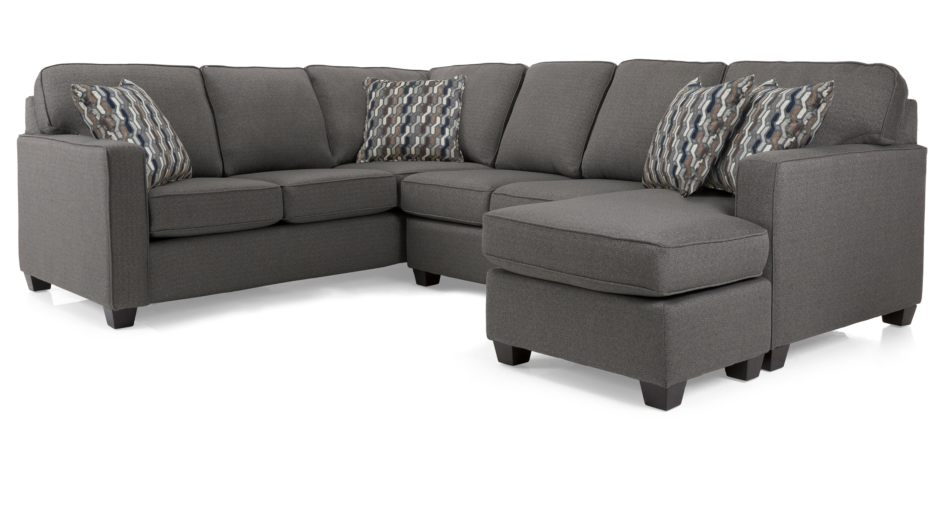 Decor-Rest Living Room 2541-30 Right Hand Facing Corner Sofa Sectional ...