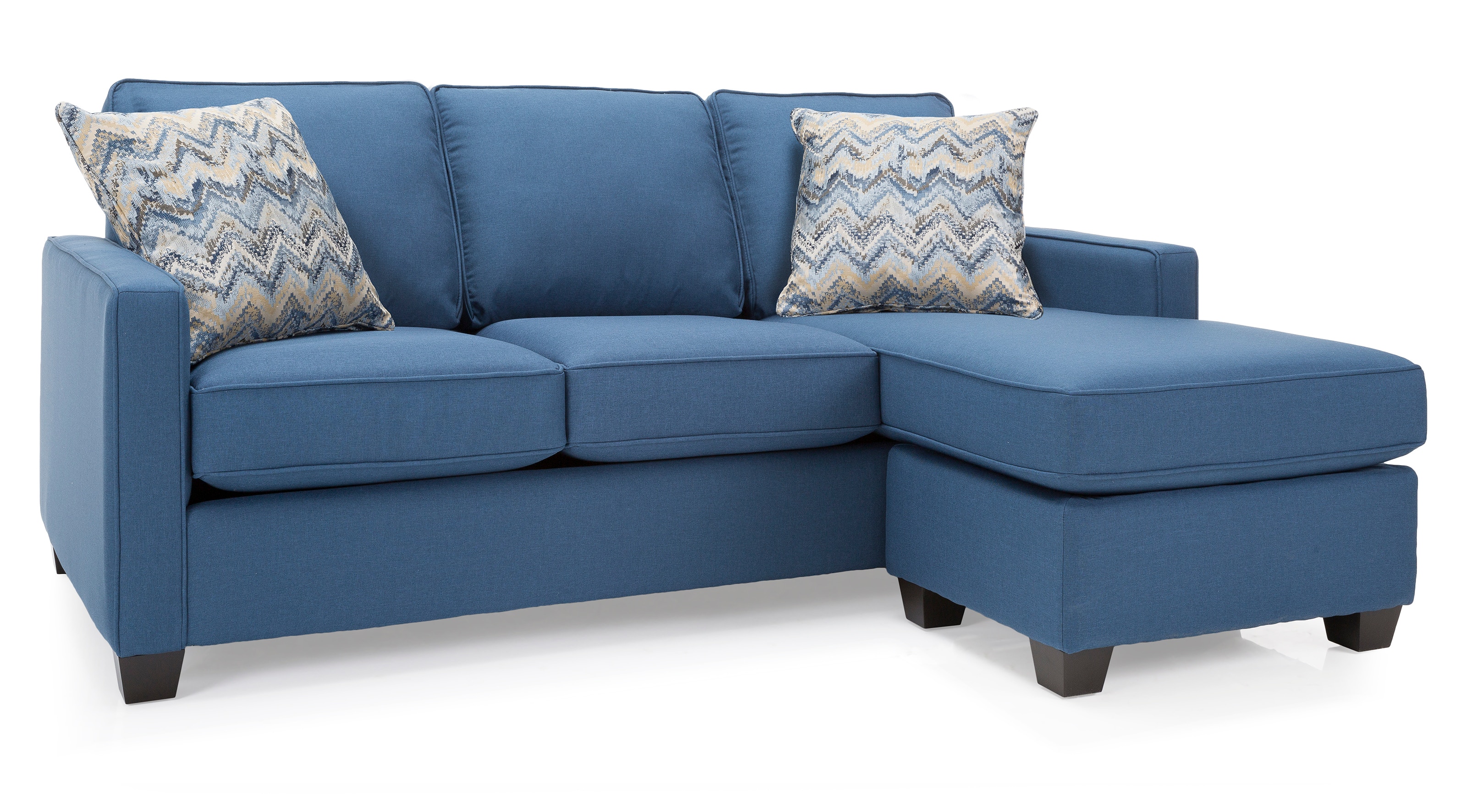 Decor-Rest Living Room 2855 79in Sofa with Chaise 2855 SOFA W/CHAISE ...