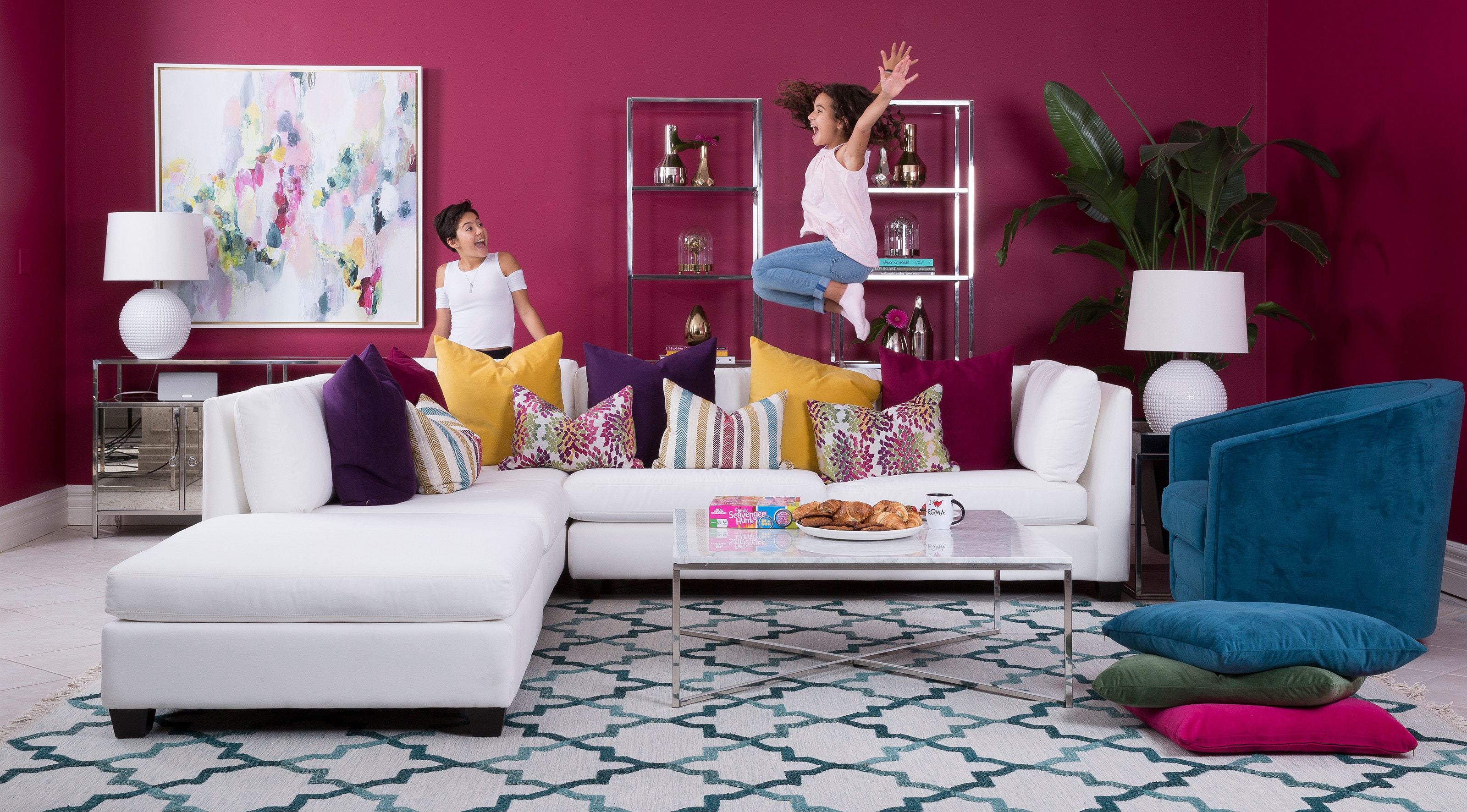 Decor-Rest Living Room 2875-16 Right Hand Facing Sofa 2875-16 RHF SOFA ...