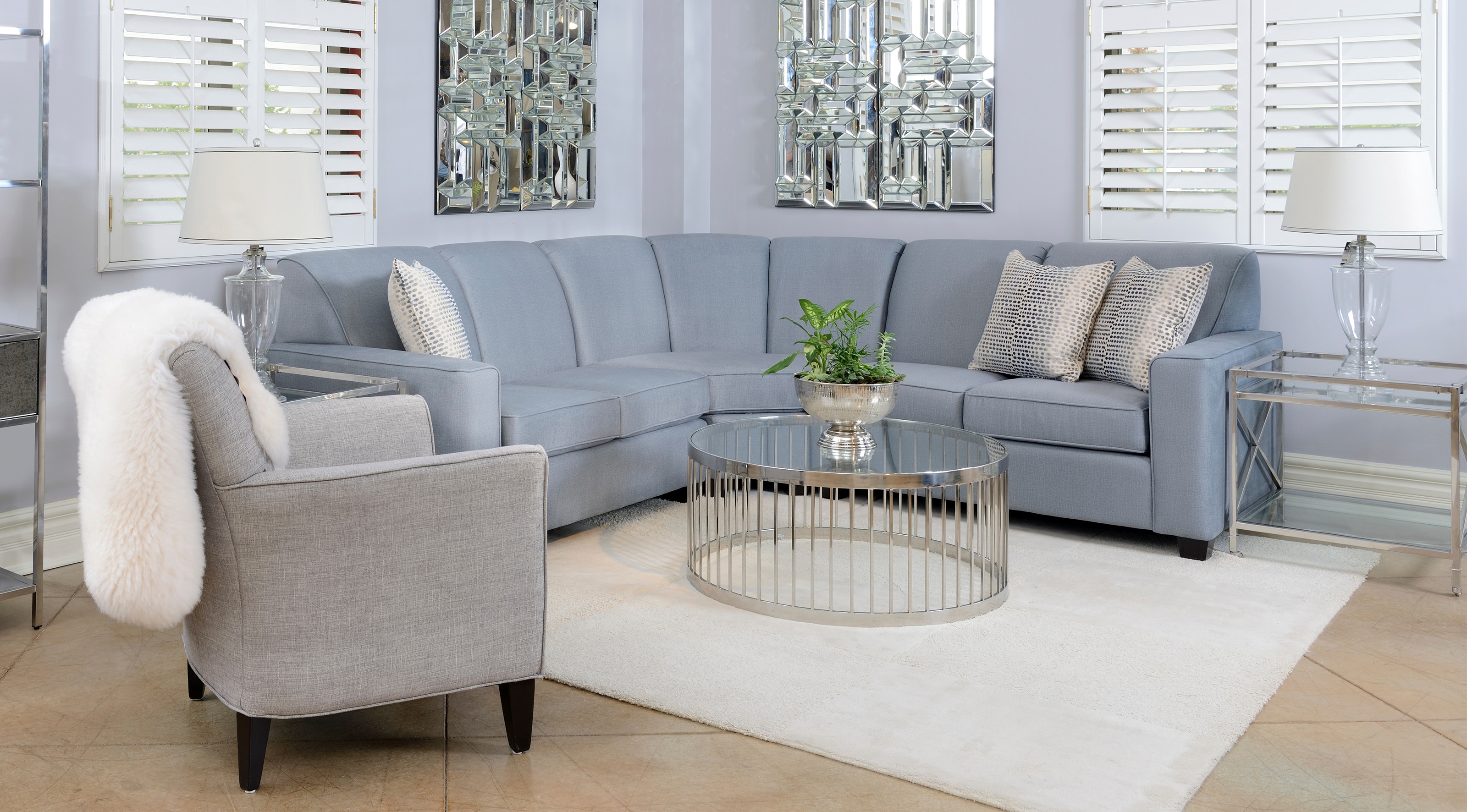 Decor-Rest Living Room 2705-06 Right Hand Facing Loveseat 2705-06 RHF ...