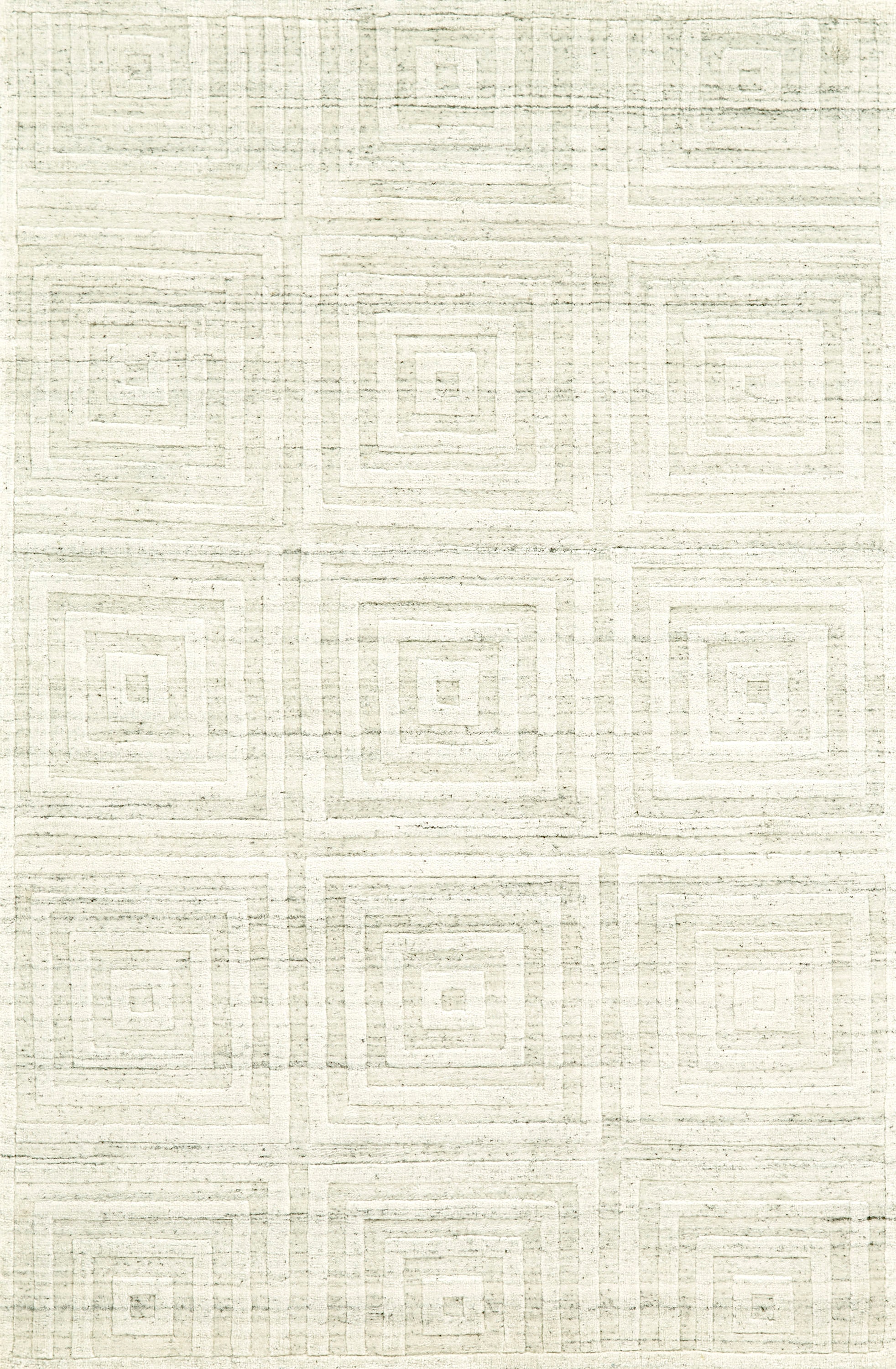 Feizy Area Rugs Gramercy Modern Geometric, Ivory, 4' x 6' Accent Rug ...