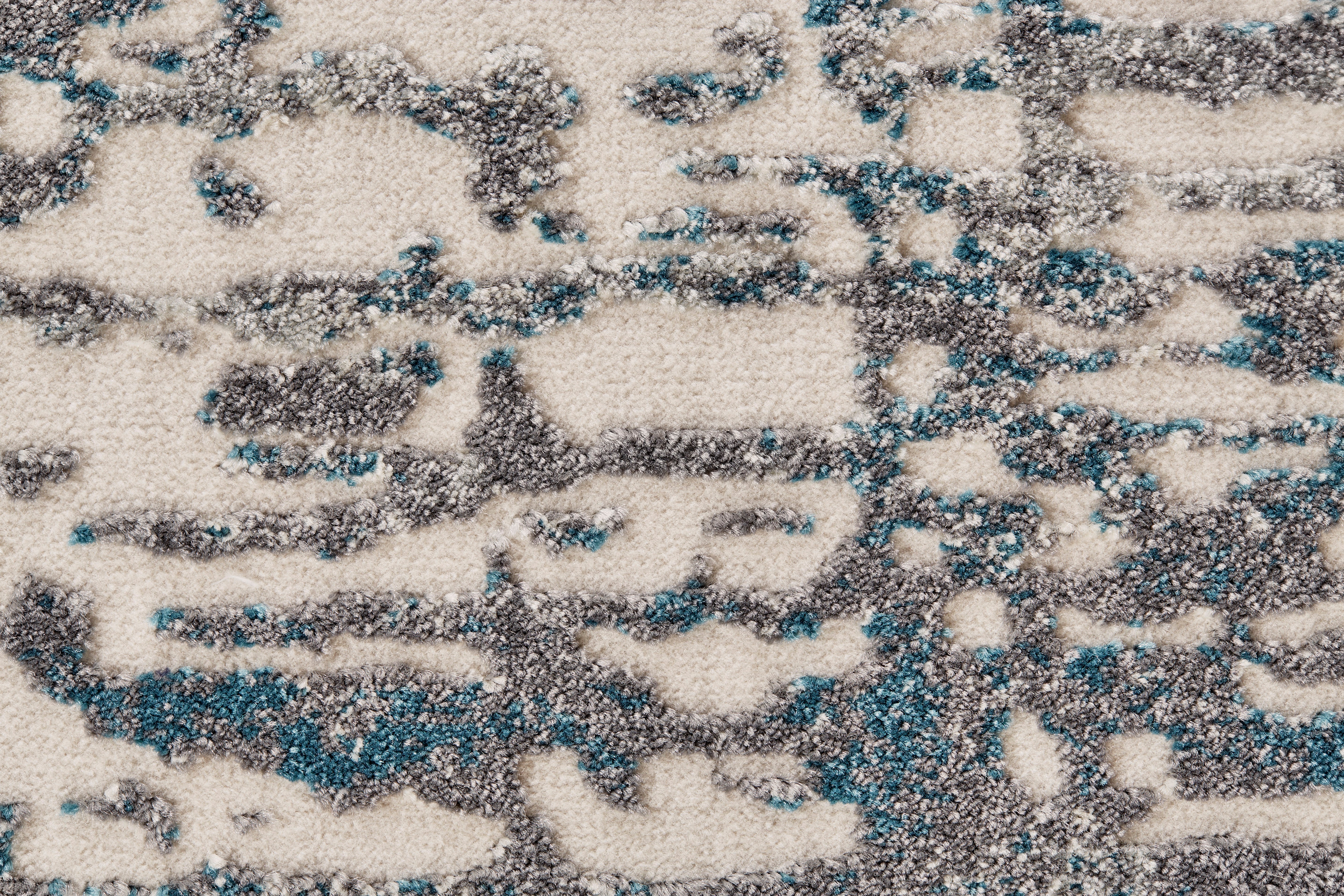 Feizy Area Rugs Akhari Transitional Abstract, Gray/Ivory/Blue, 1'-8" x ...
