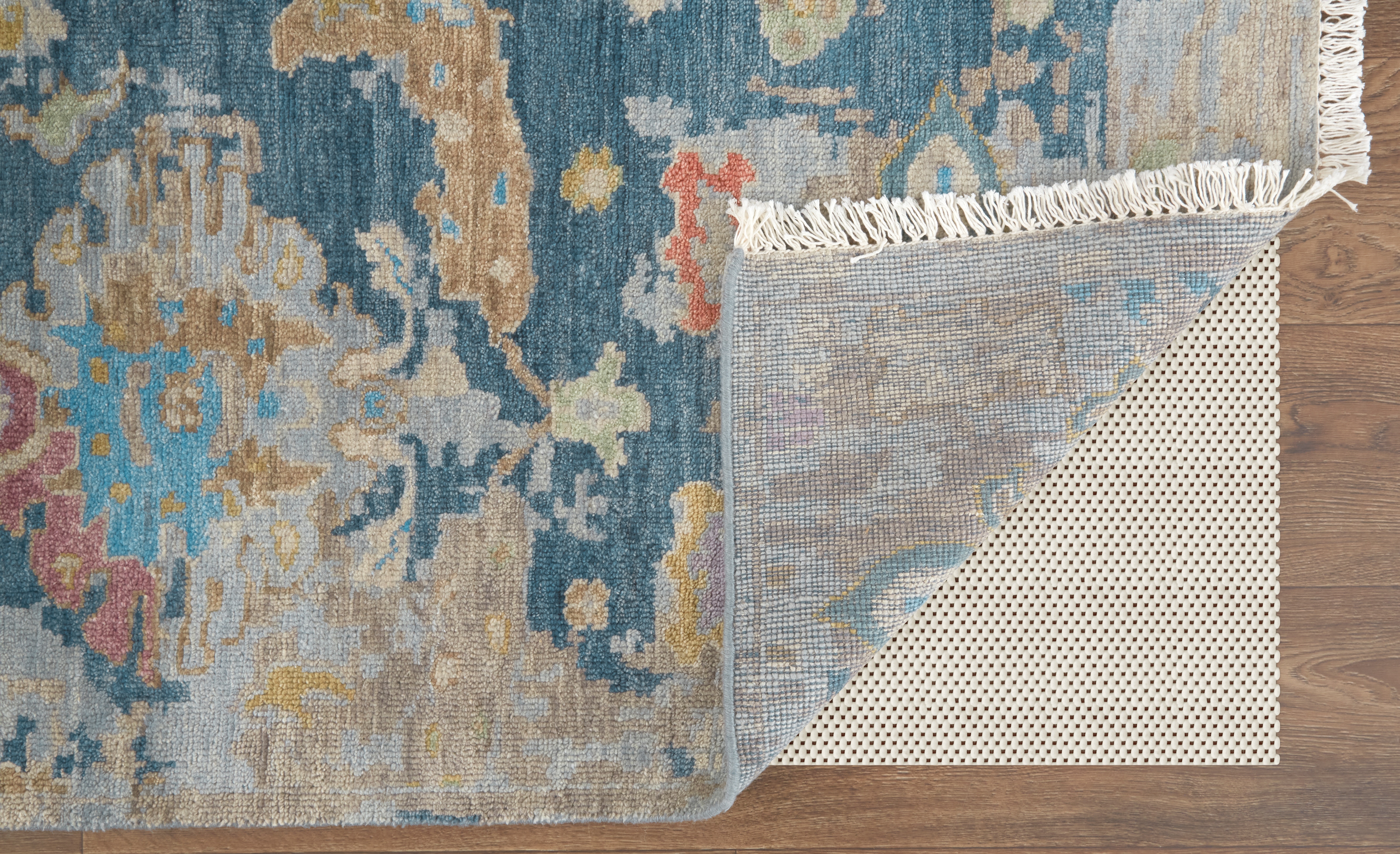 Feizy Area Rugs Noris Transitional Floral and Botanical, Blue/Tan ...