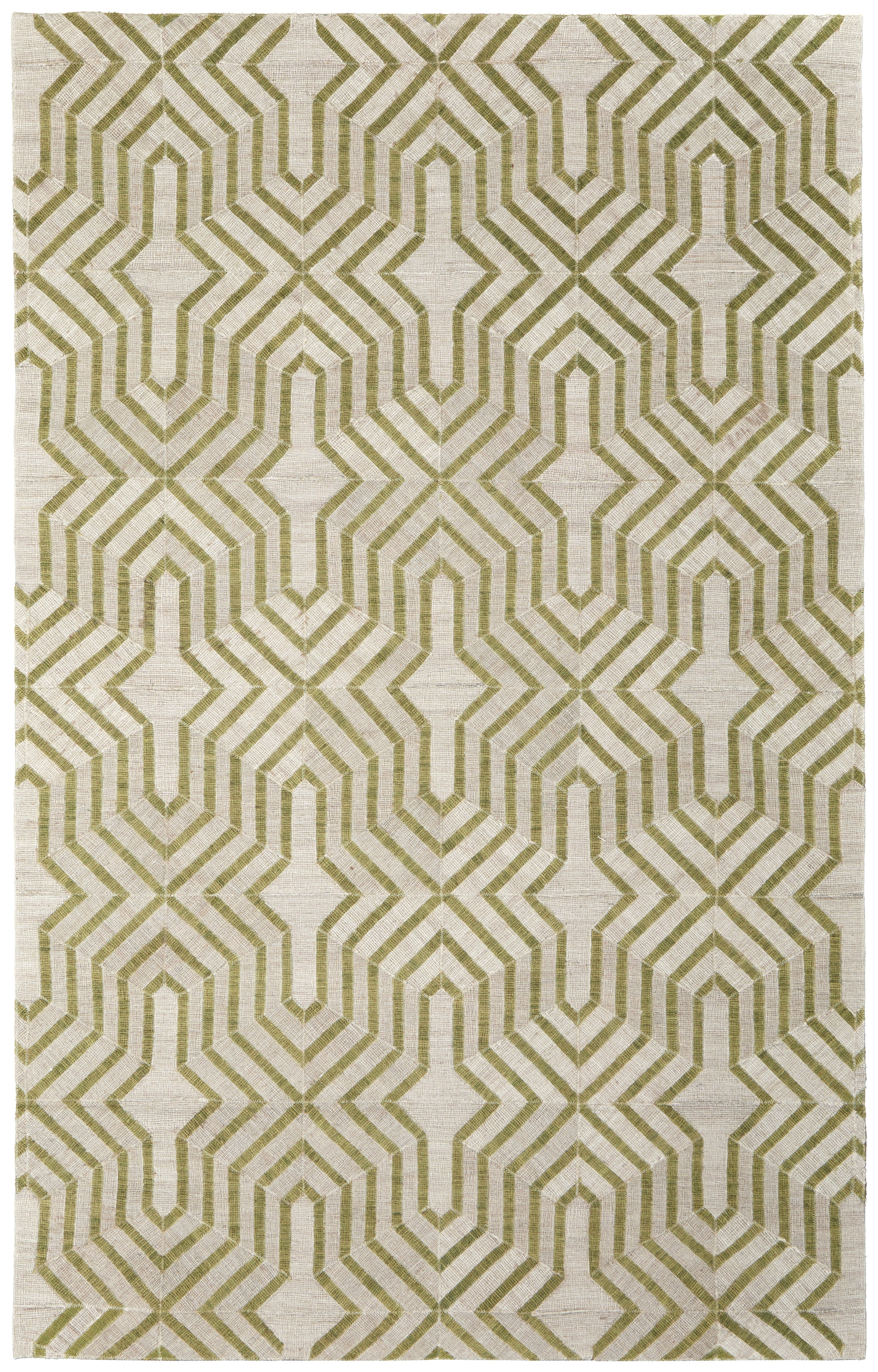 Feizy 7520782FGRN000G00 Area Rugs Bermuda II Transitional Geometric ...