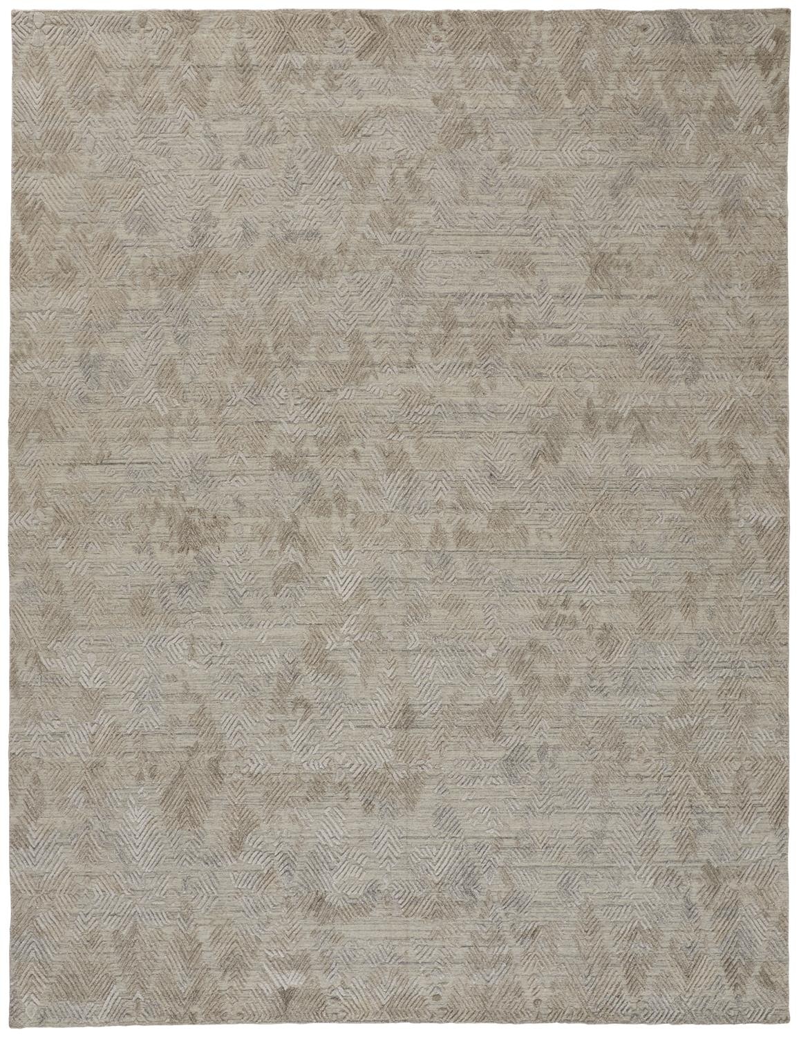 Feizy Area Rugs Elias Modern Abstract, Gray/Taupe, 12' x 15' Area Rug ...